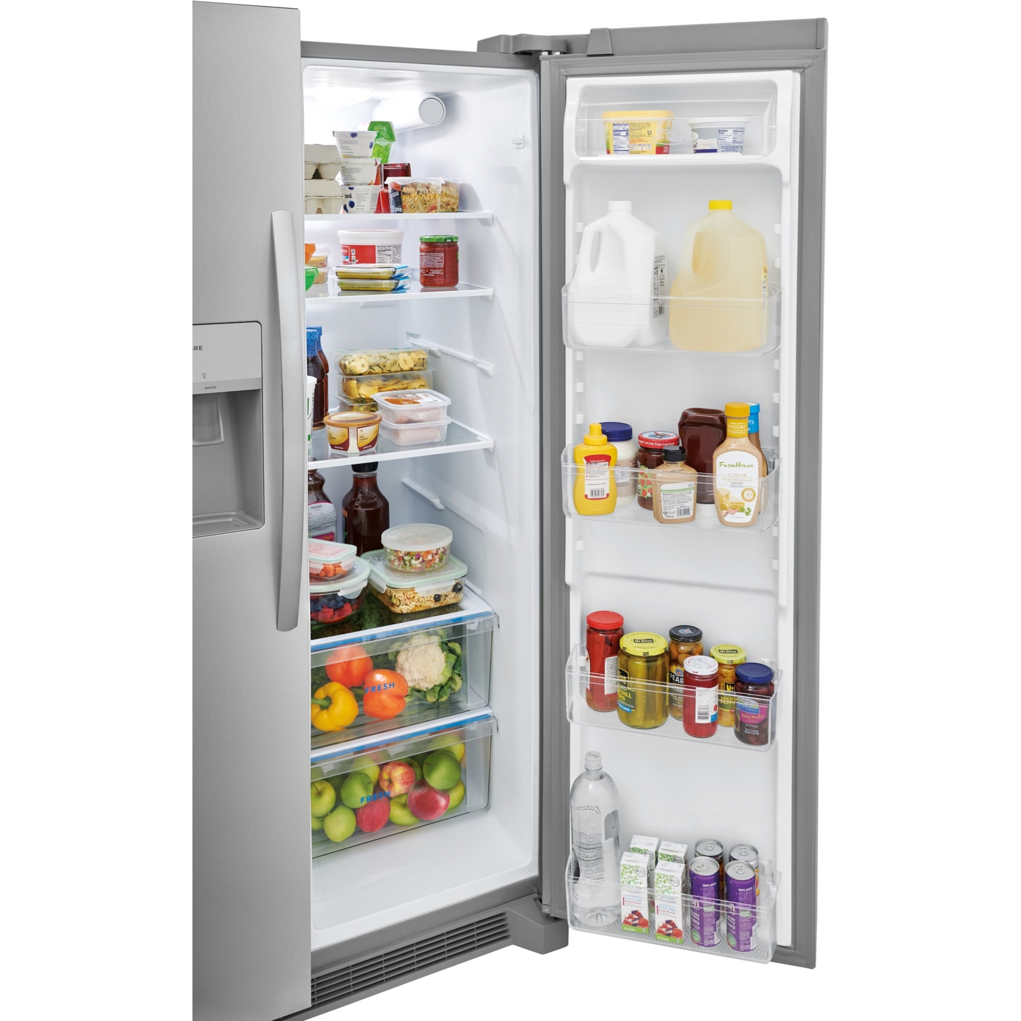 Frigidaire FRSS2623AS Frigidaire 25.6 Cu. Ft. 36" Standard Depth Side ...
