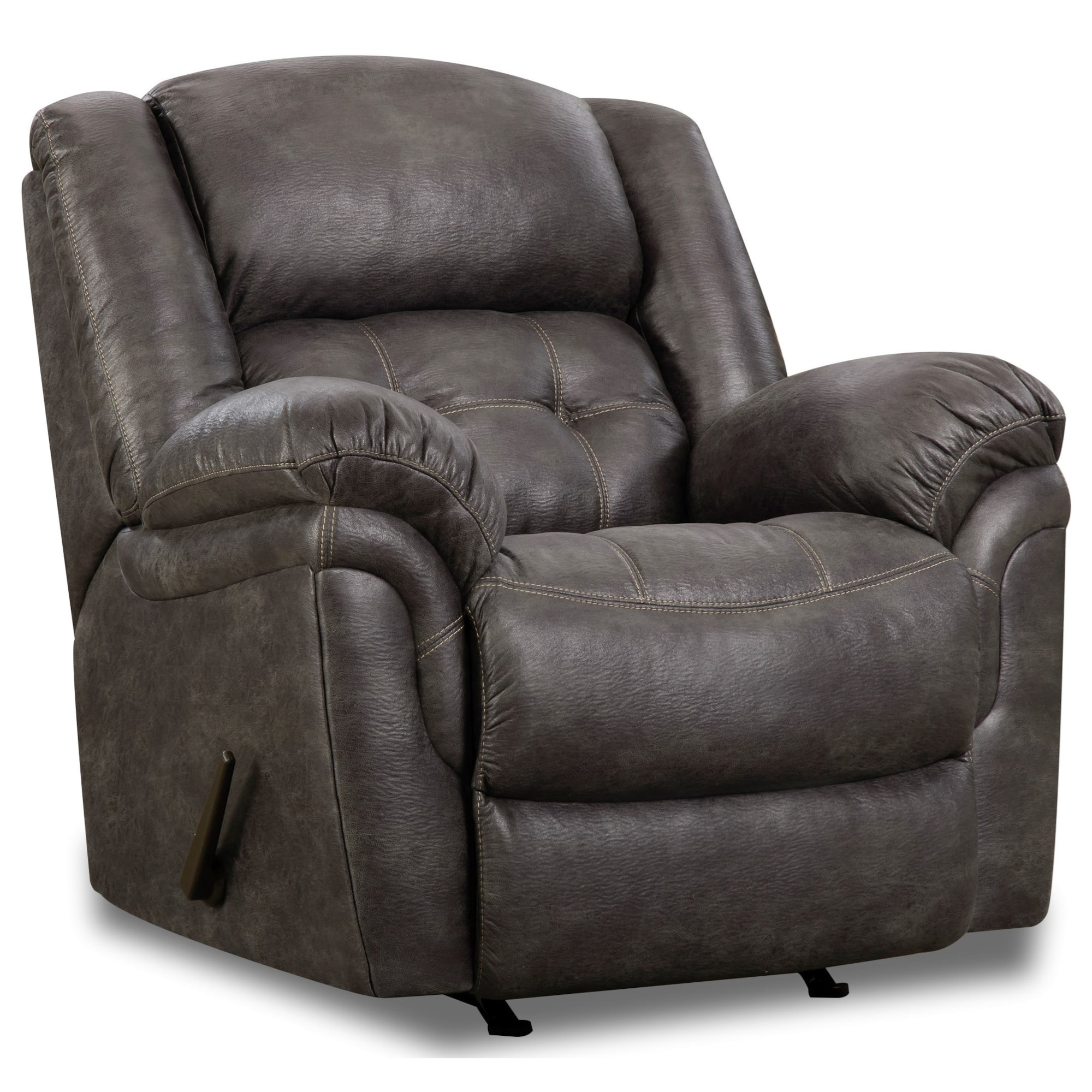 HomeStretch Frontier 129-98-14 Casual Power Rocker Recliner | Dunk ...