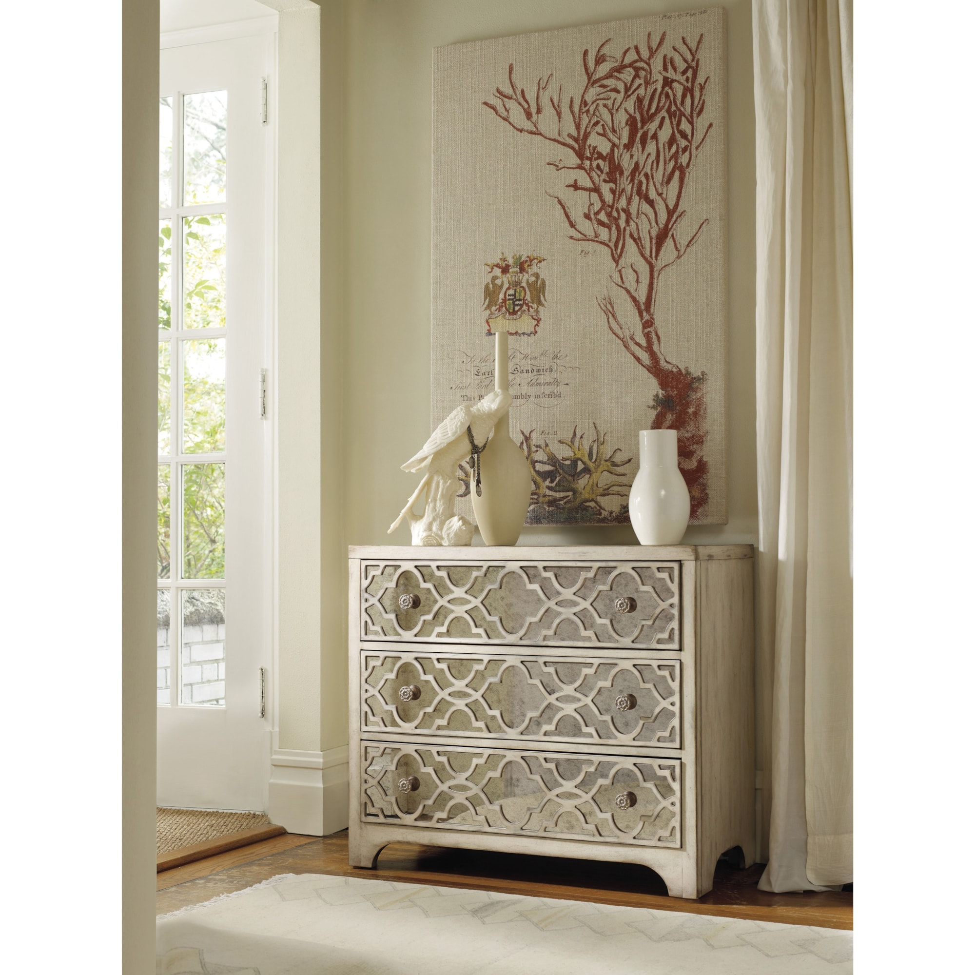 Hooker Furniture Sanctuary 3023-85001 Transitional 3-Drawer Chest with ...