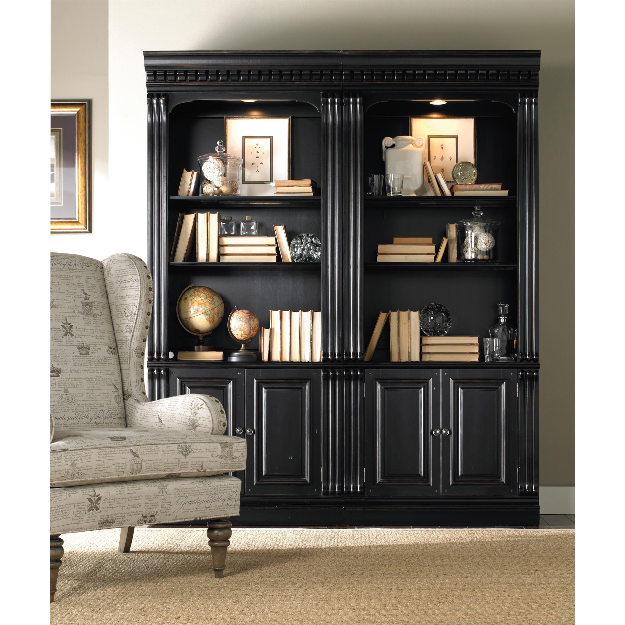 Hooker Furniture Telluride 370-10-446 Bunching Bookcase with Touch ...