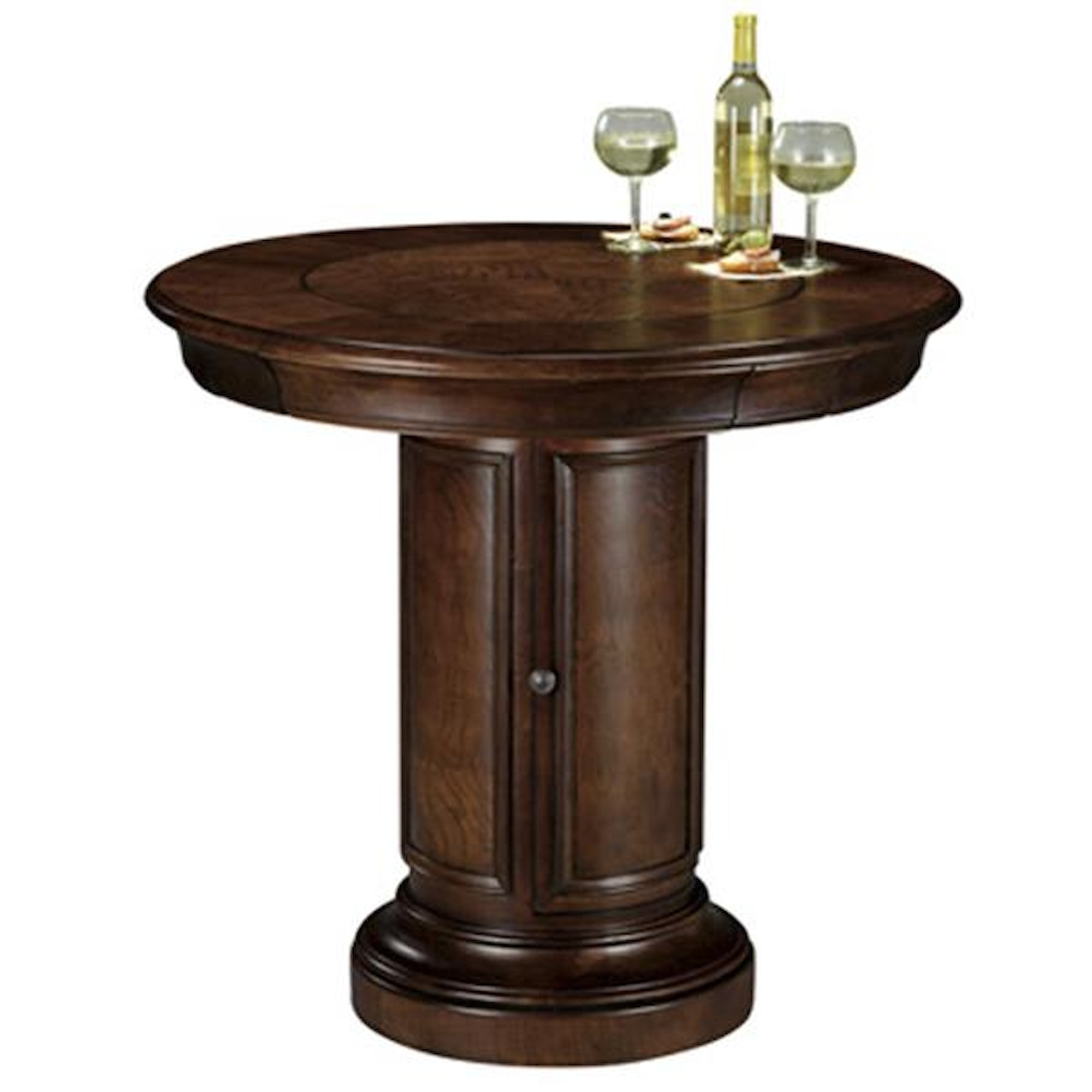 Howard Miller Ithaca 699-010 Game & Pub Table with Storage Base ...