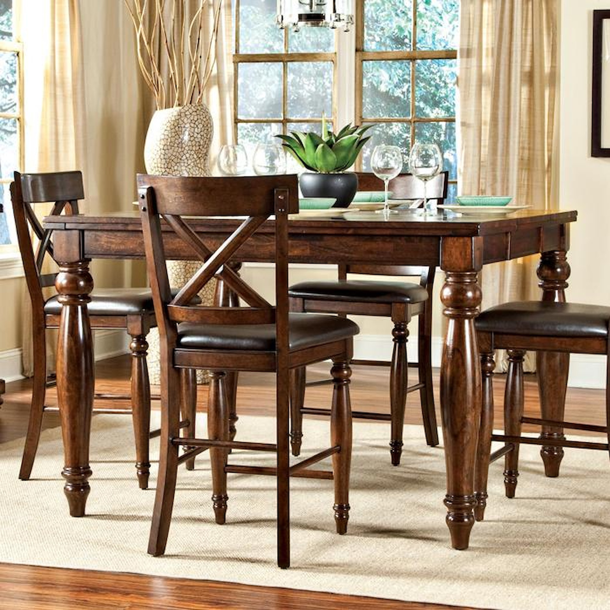 Belfort Select River Run 545441167 Counter Height Gathering Table with ...