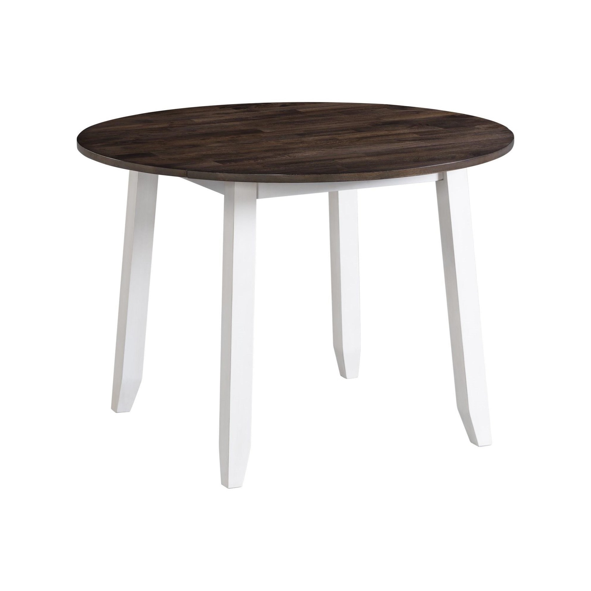 Intercon Kona INCKA-TA-4242D-GWH Wooden Round Top Drop Leaf Dining ...