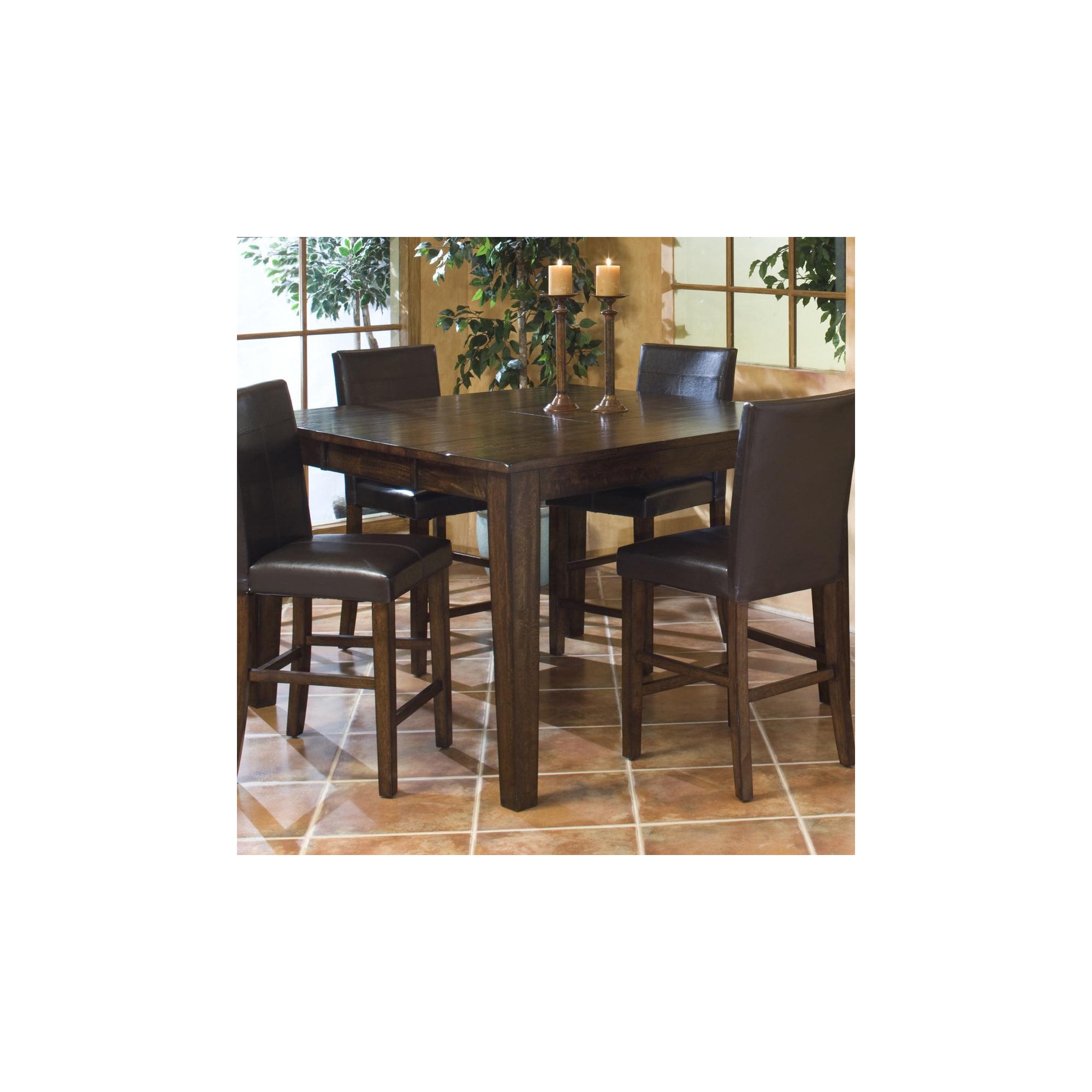 Intercon Kona INCKA-TA-5454-RAI Solid Mango Gathering Table with ...