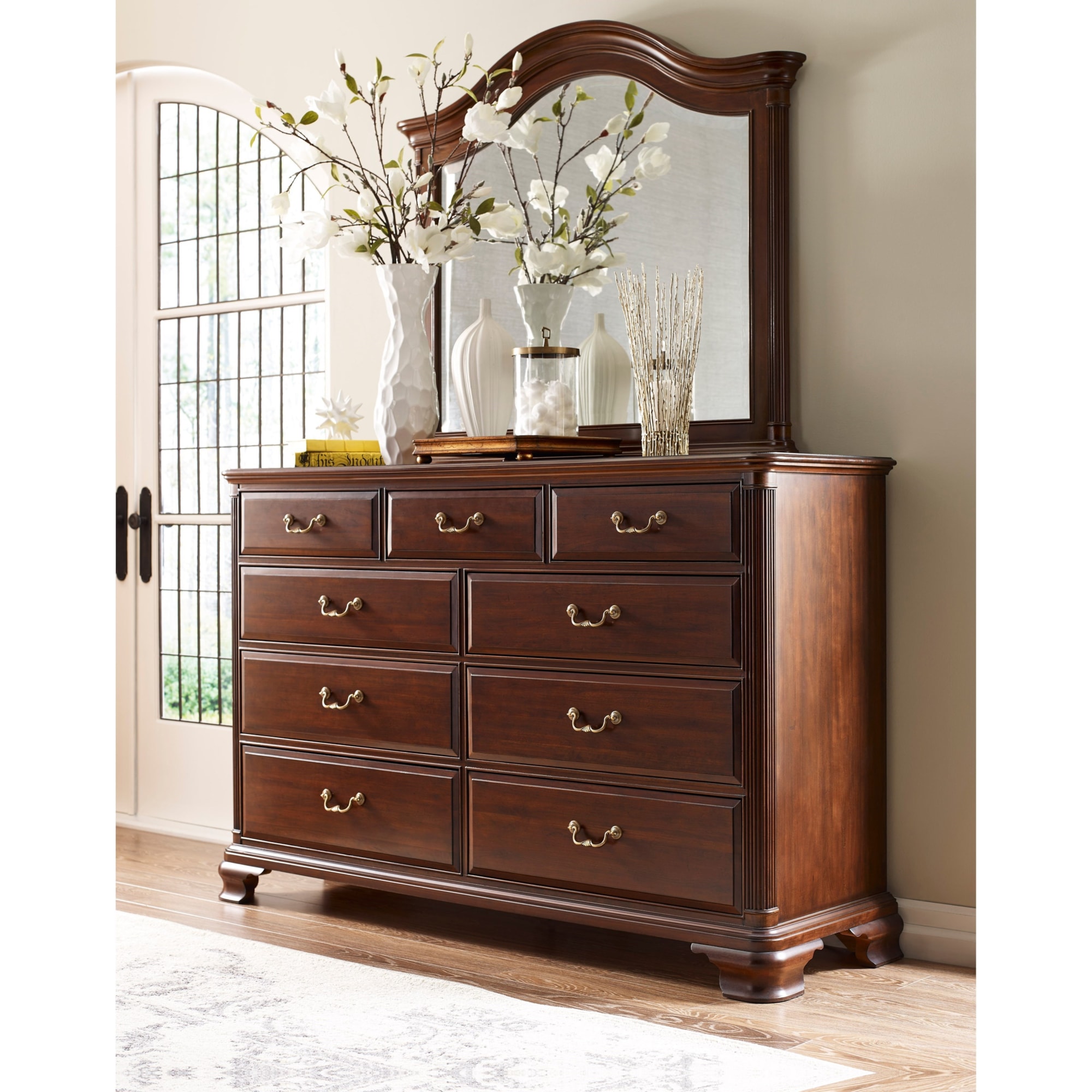 Kincaid Furniture Hadleigh 607-130+607-020 Traditional Dresser and ...