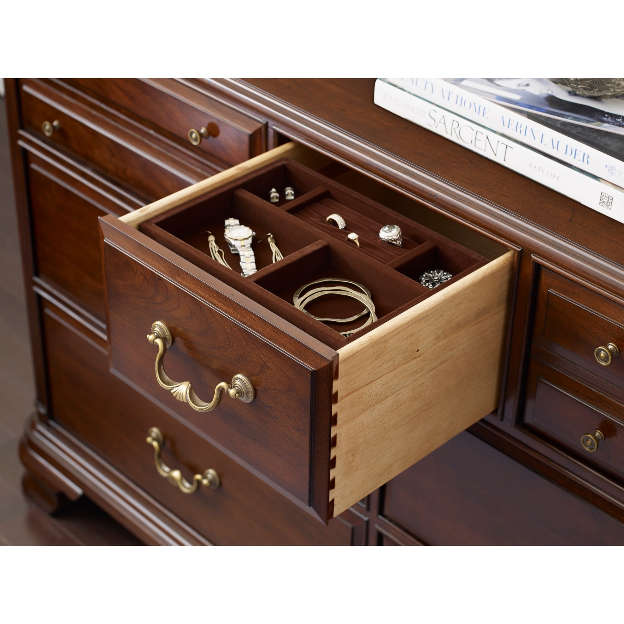 Kincaid Furniture Hadleigh 607-131+607-030 Traditional Dresser and ...