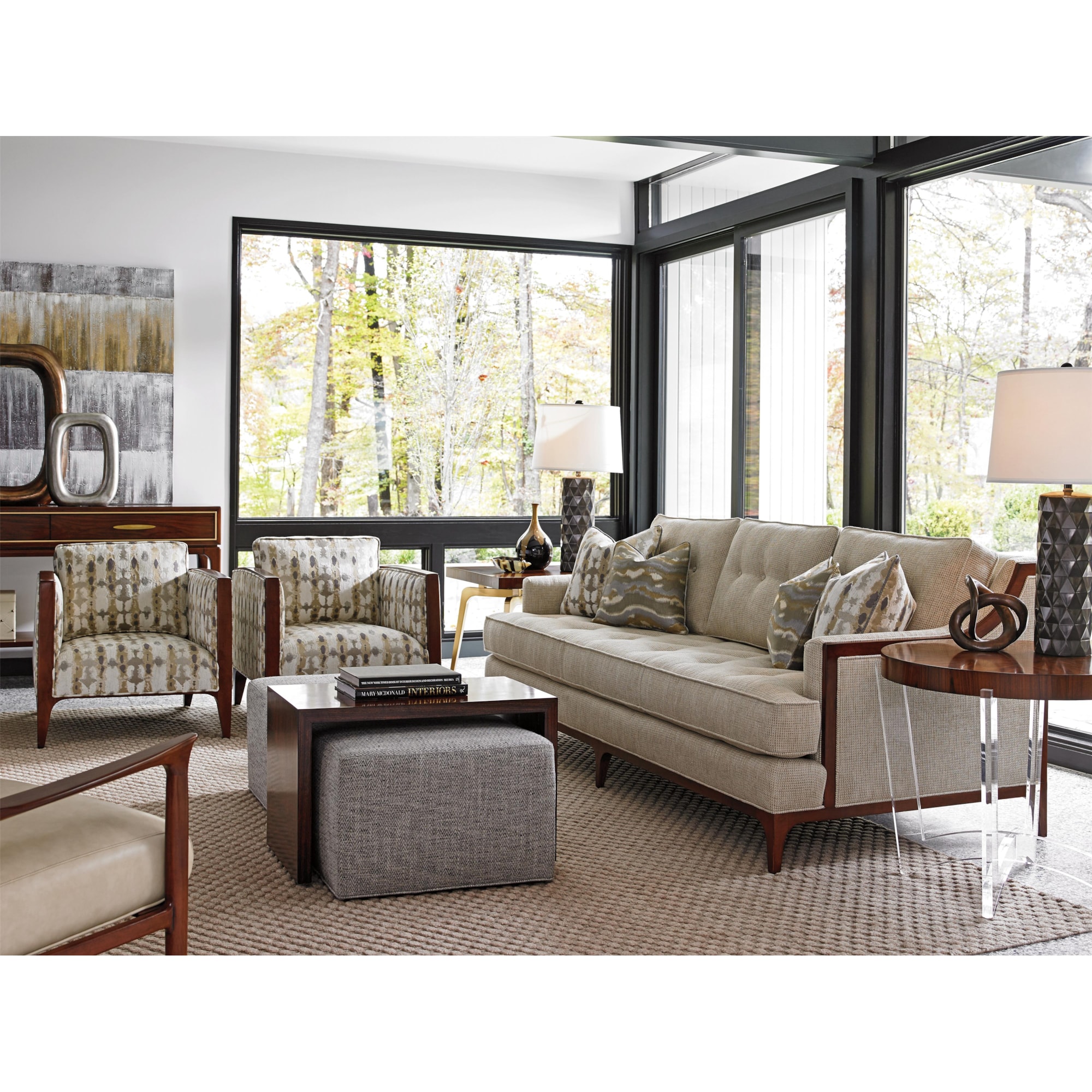 Lexington TAKE FIVE 1784-25T Broadway Cocktail Ottoman with Sliding ...