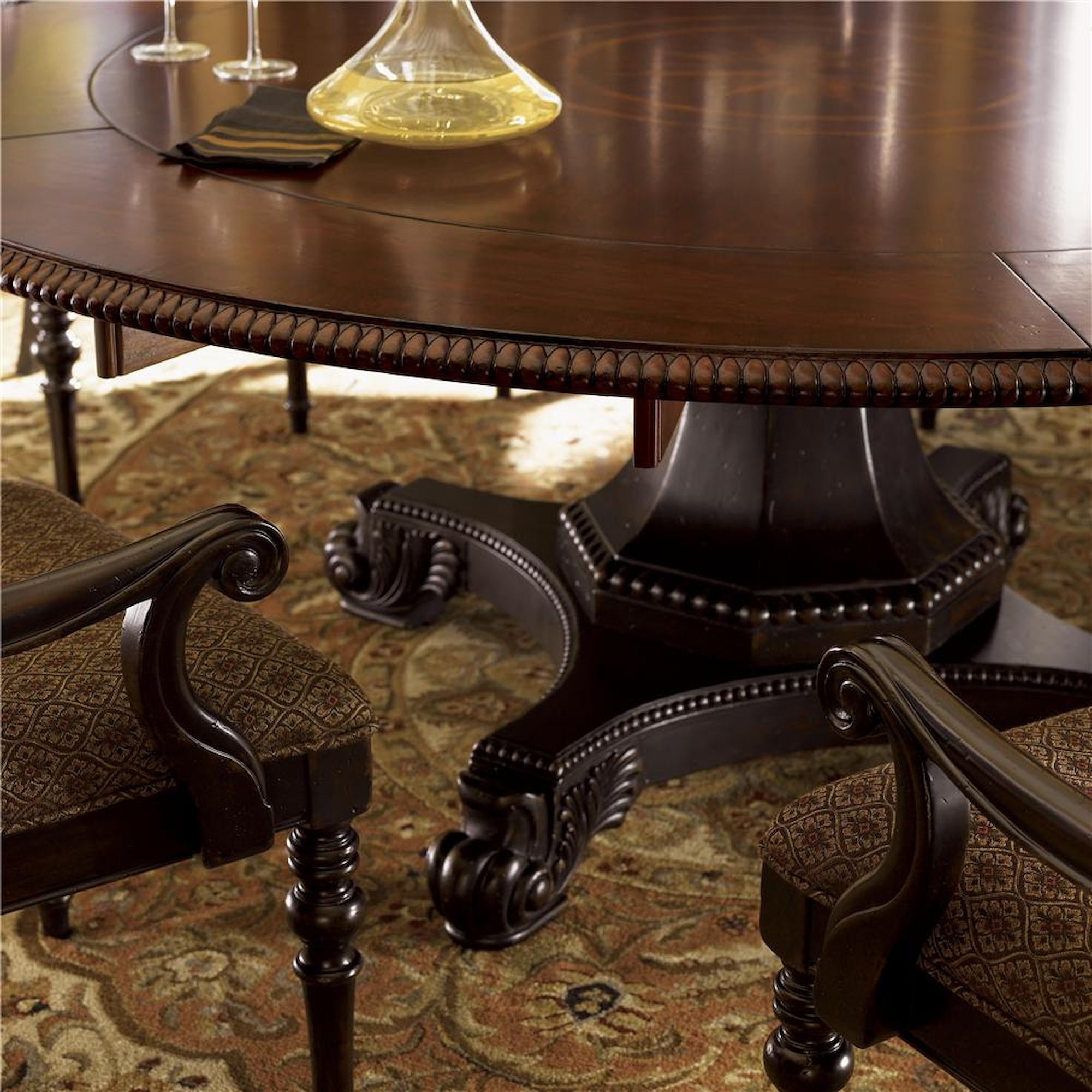 Tommy Bahama Home Kingstown 621-870C Bonaire Round Dining Table with ...