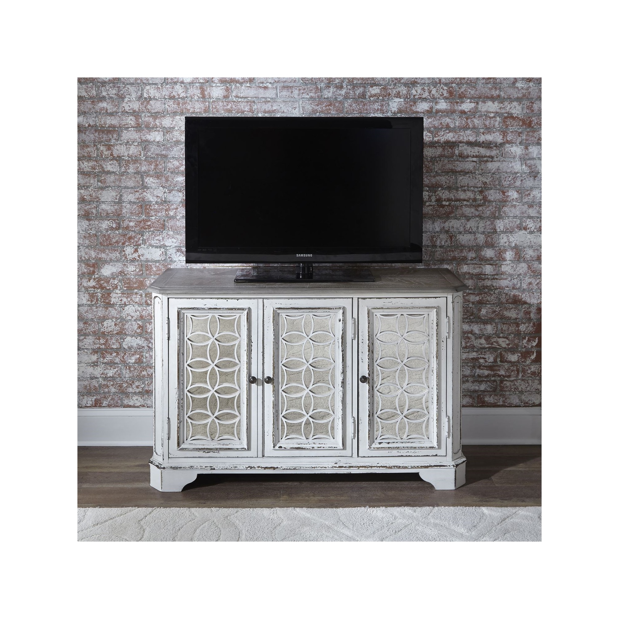 Liberty Furniture Magnolia Manor 244-OT1031 TV Console with Three ...