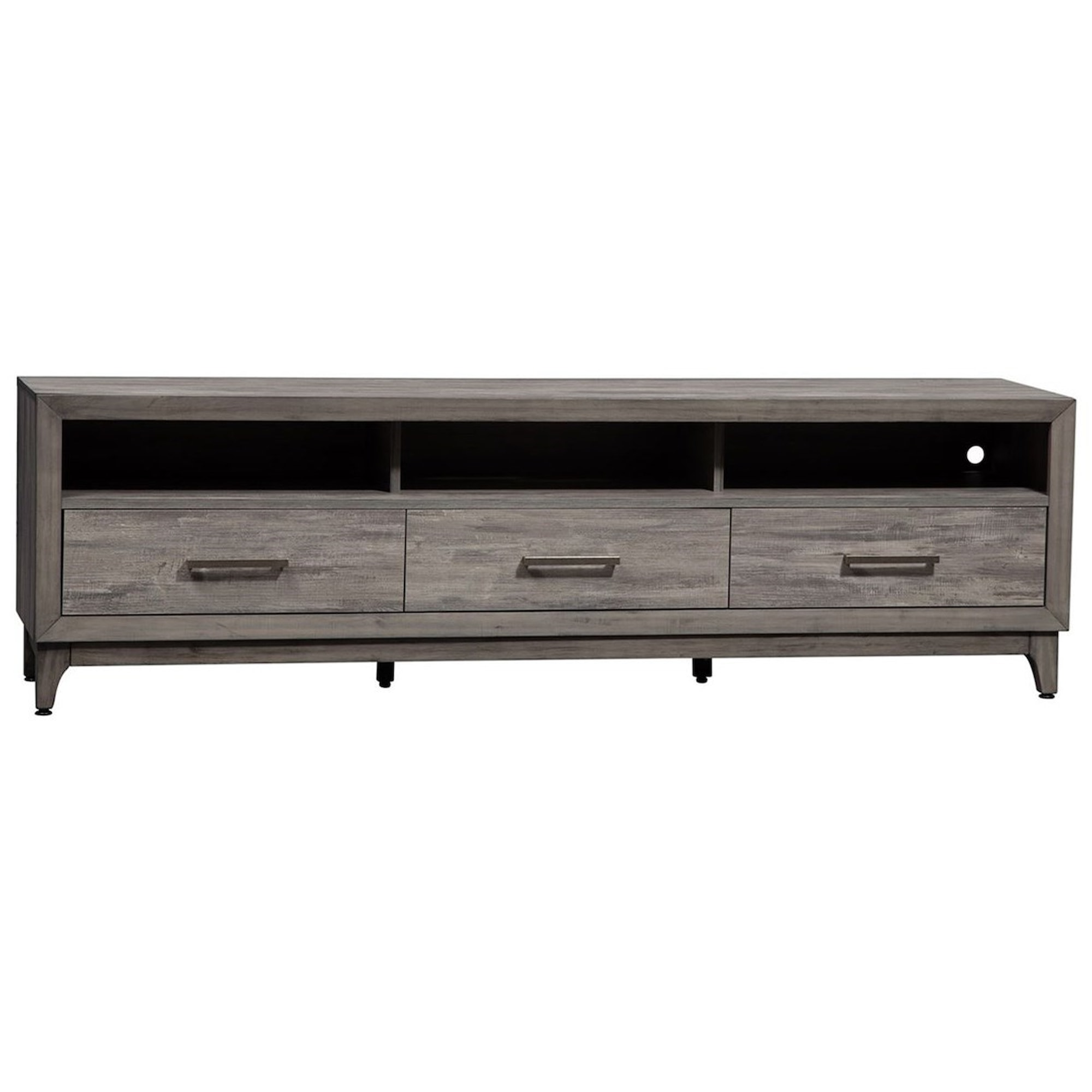 Liberty Furniture Mercury 581-TV76 76 Inch TV Console in Driftwood Gray ...