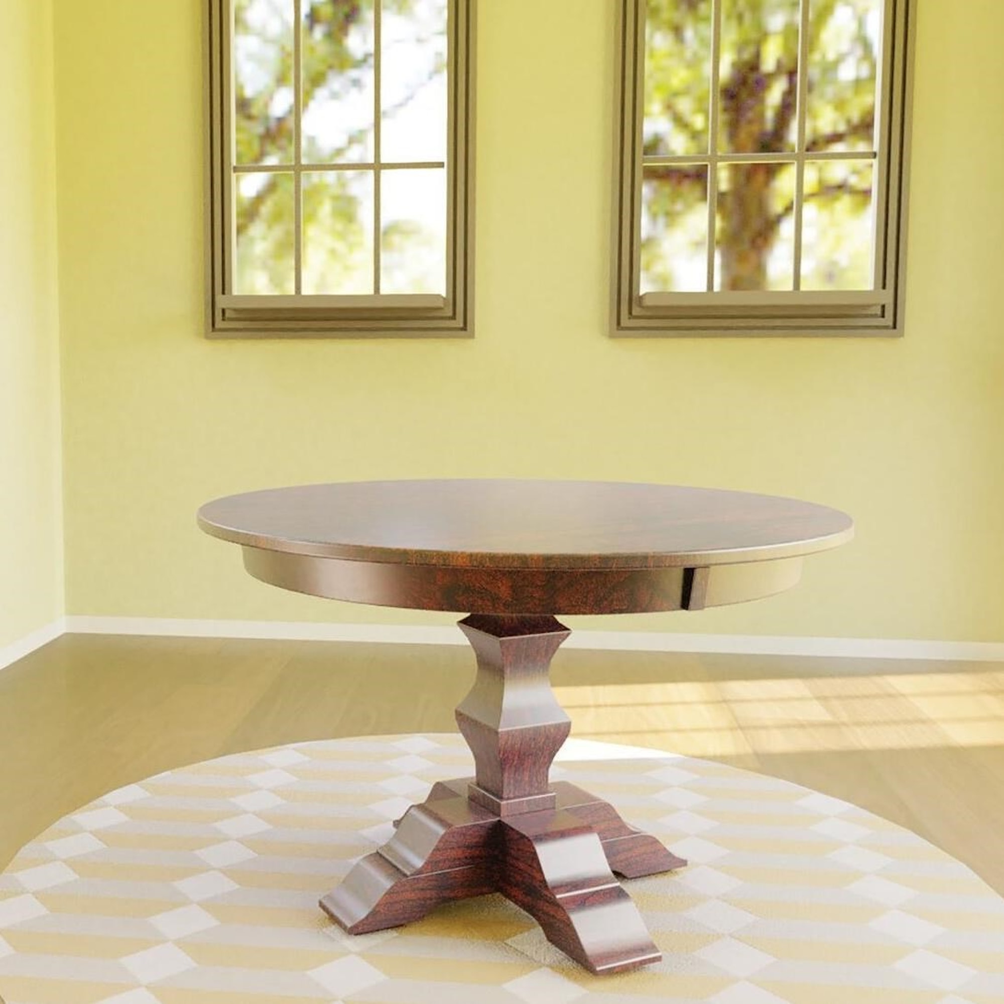 Hermie's Table Shop Jessica 20758 Customizable Solid Wood Single ...