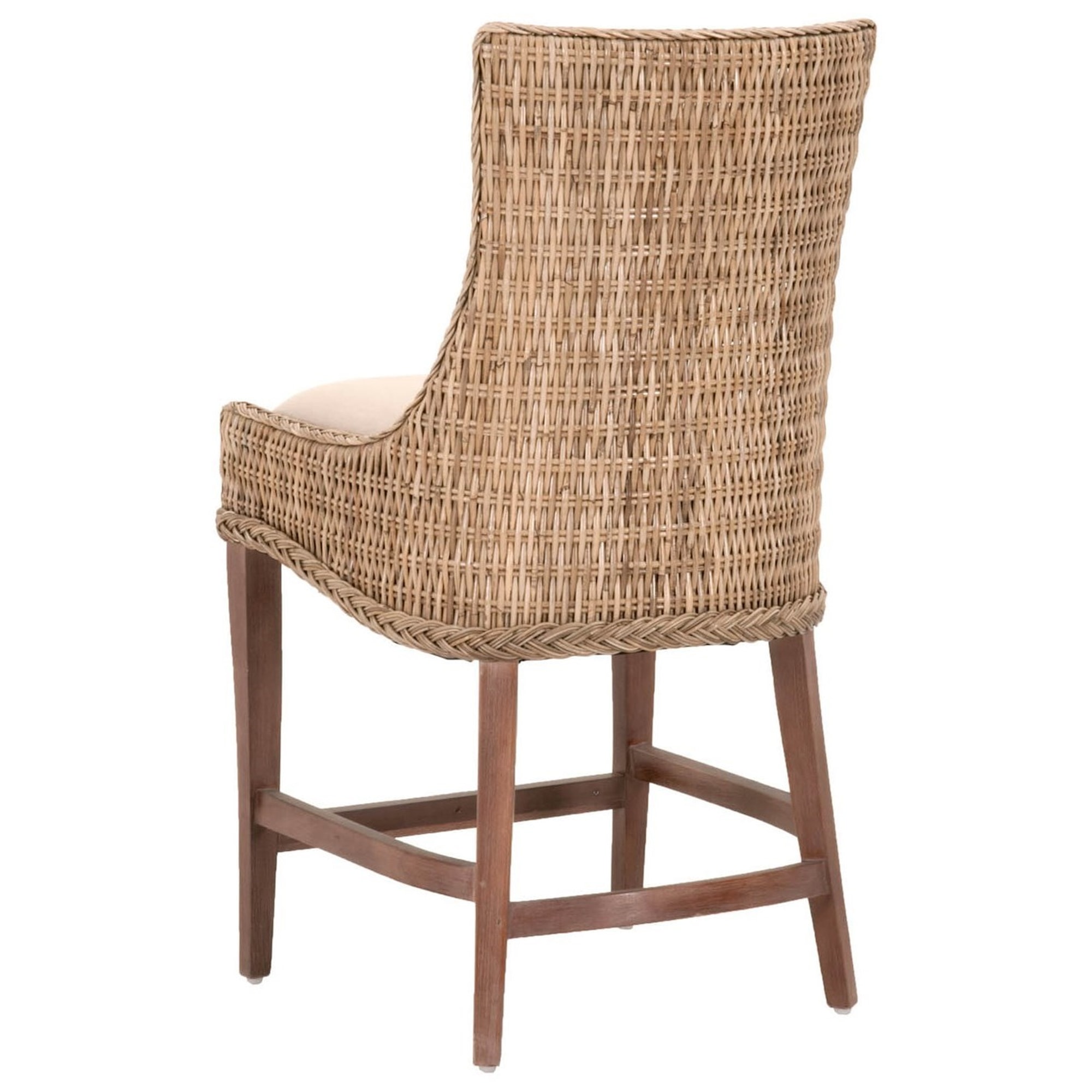 Essentials for Living Woven 6814CS.GKU/LGRY Greco Woven Counter Stool ...