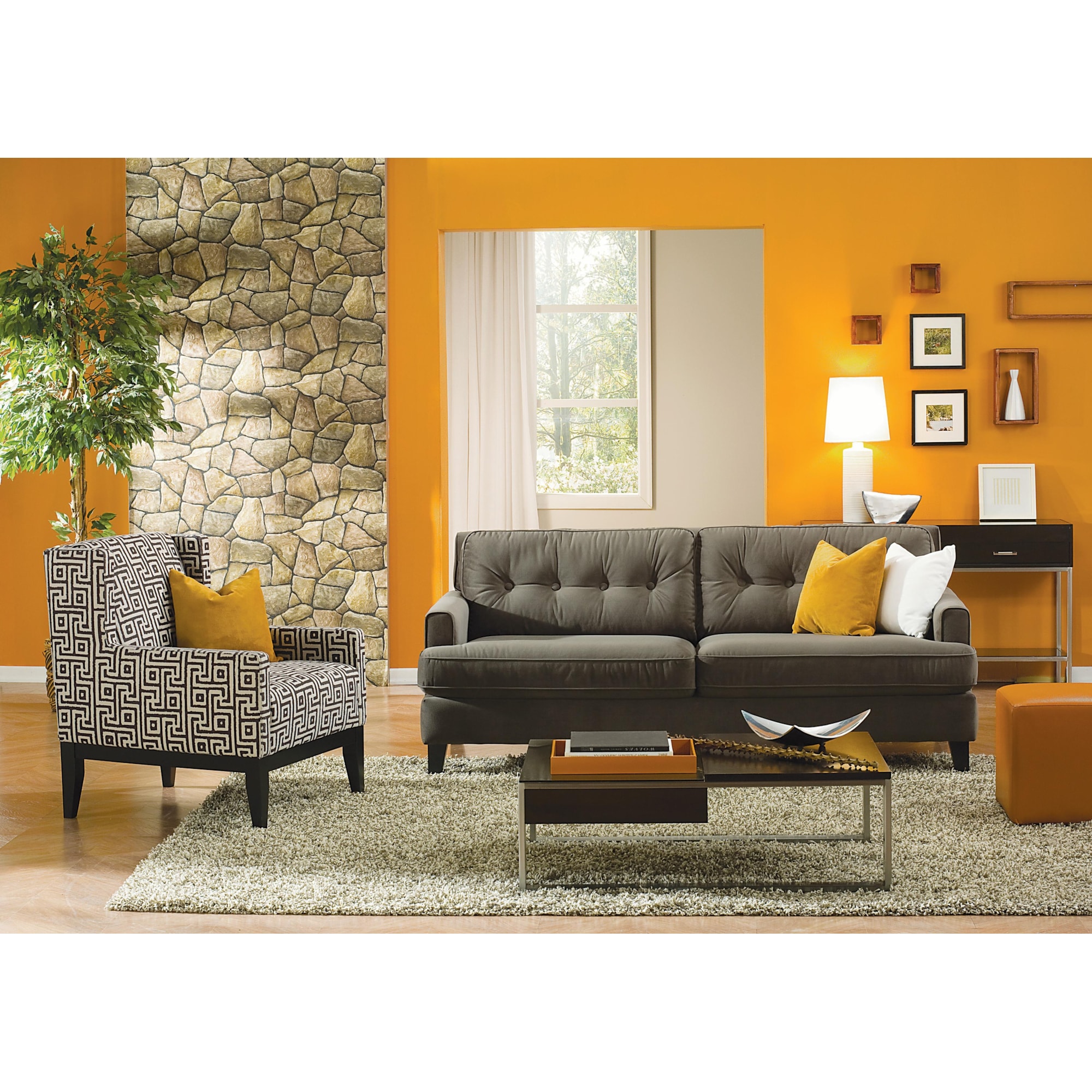 Palliser Barbara 77575-91 Transitional Apartment Sofa with Tapered ...