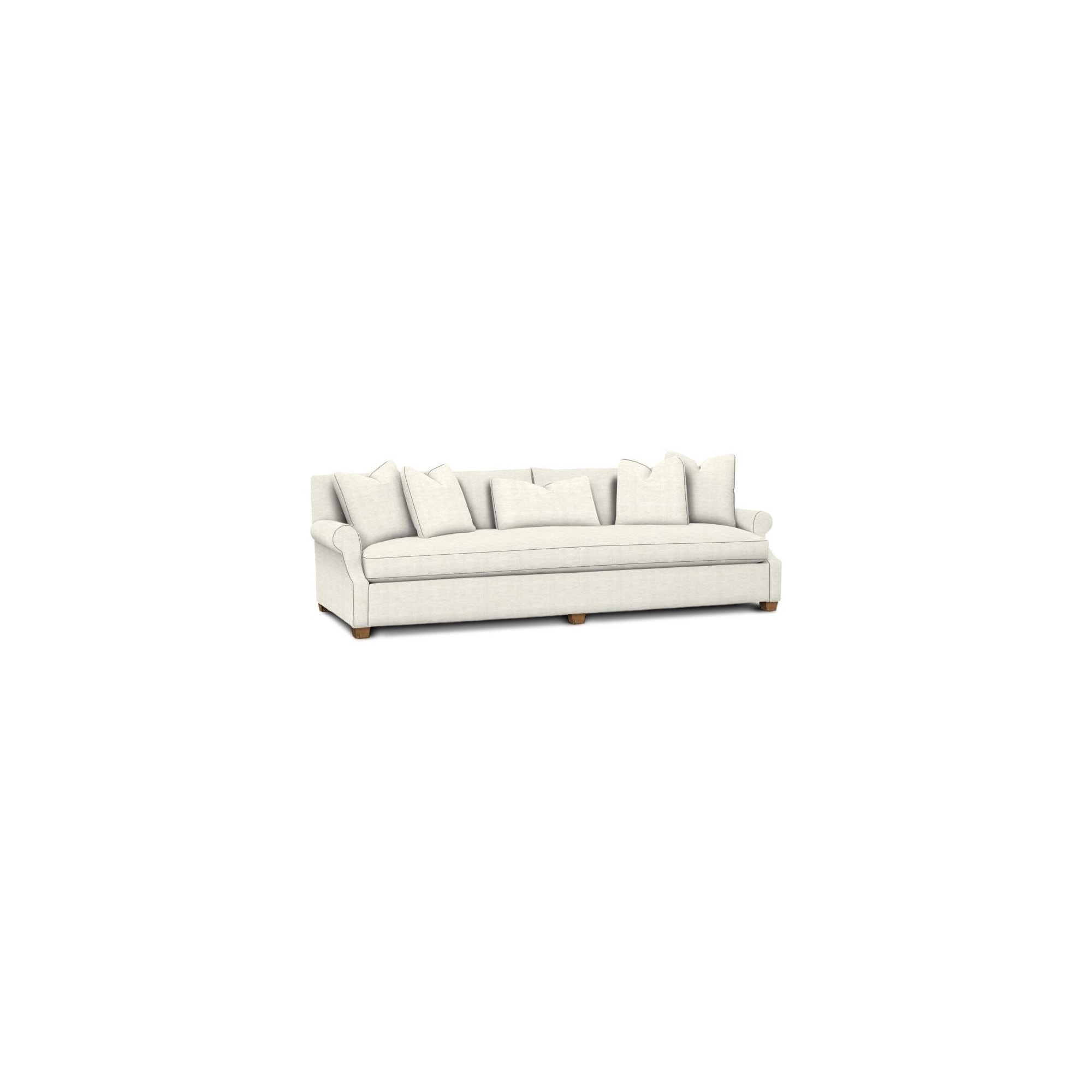 Rowe Bristol 000028259732 Modern Large Sofa with Bench Seat | Crowley ...