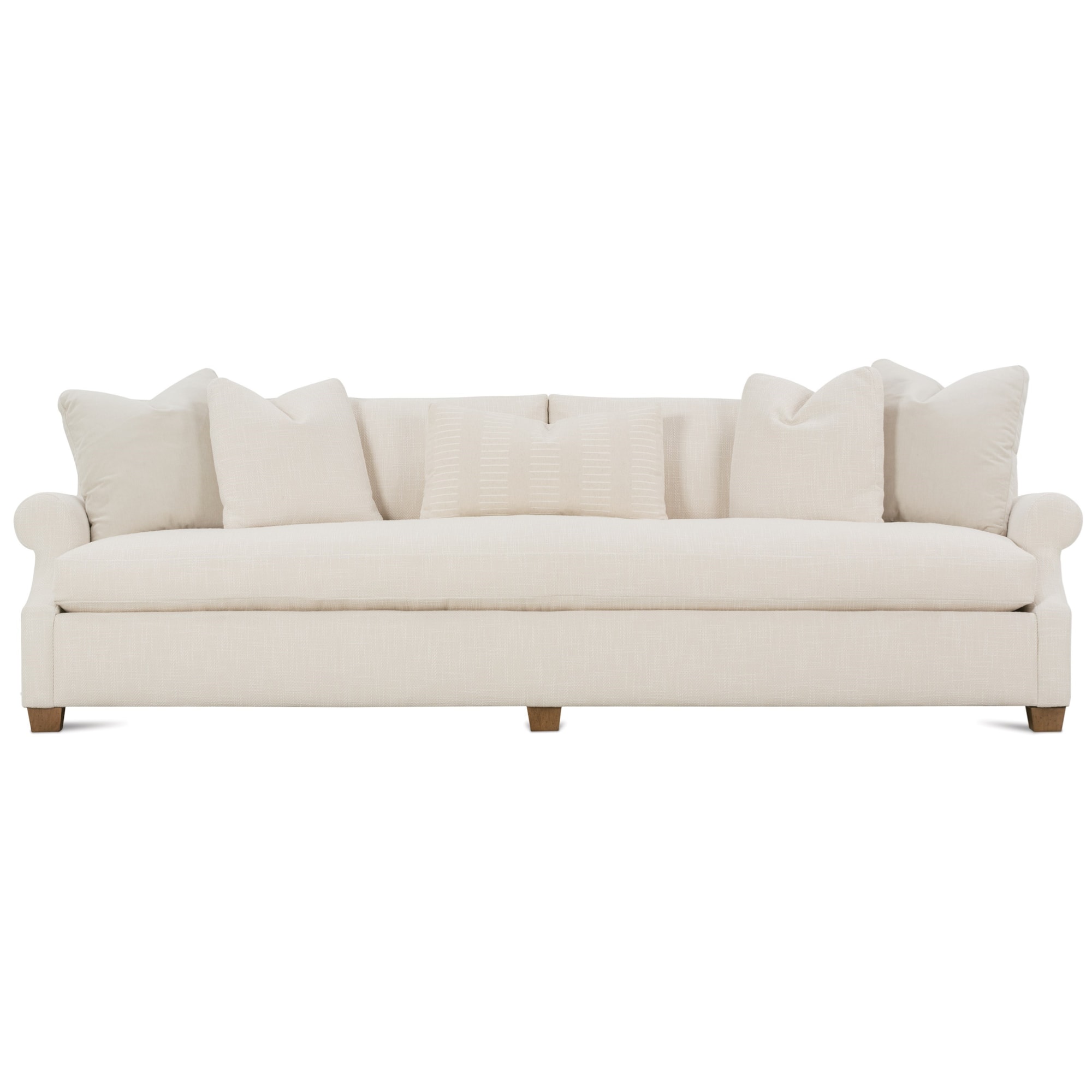 Robin Bruce Bristol Bristol-033 Contemporary 110'' Sofa with Bench ...