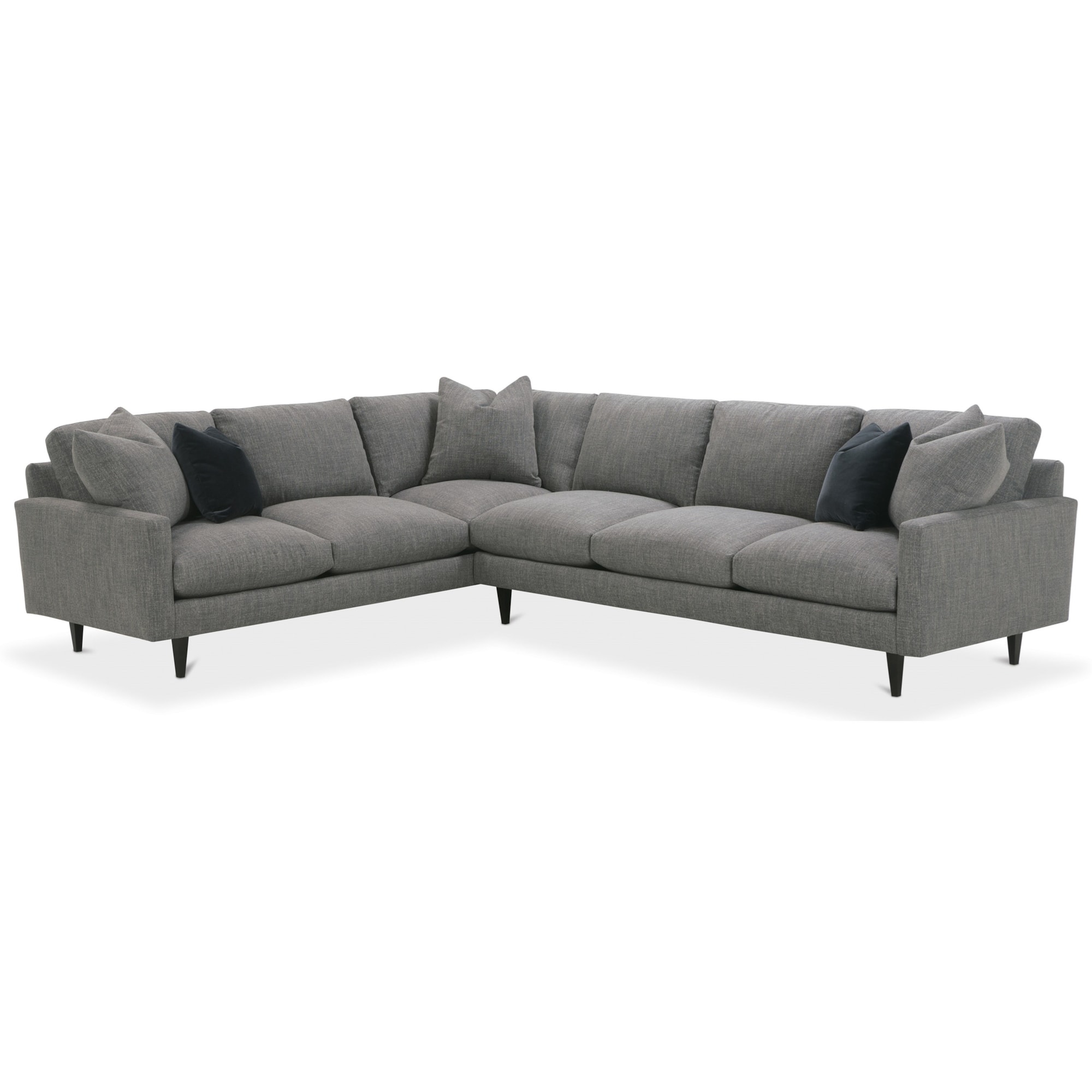Robin Bruce Oslo Oslo-118+117 Contemporary Sectional Sofa | Reeds ...