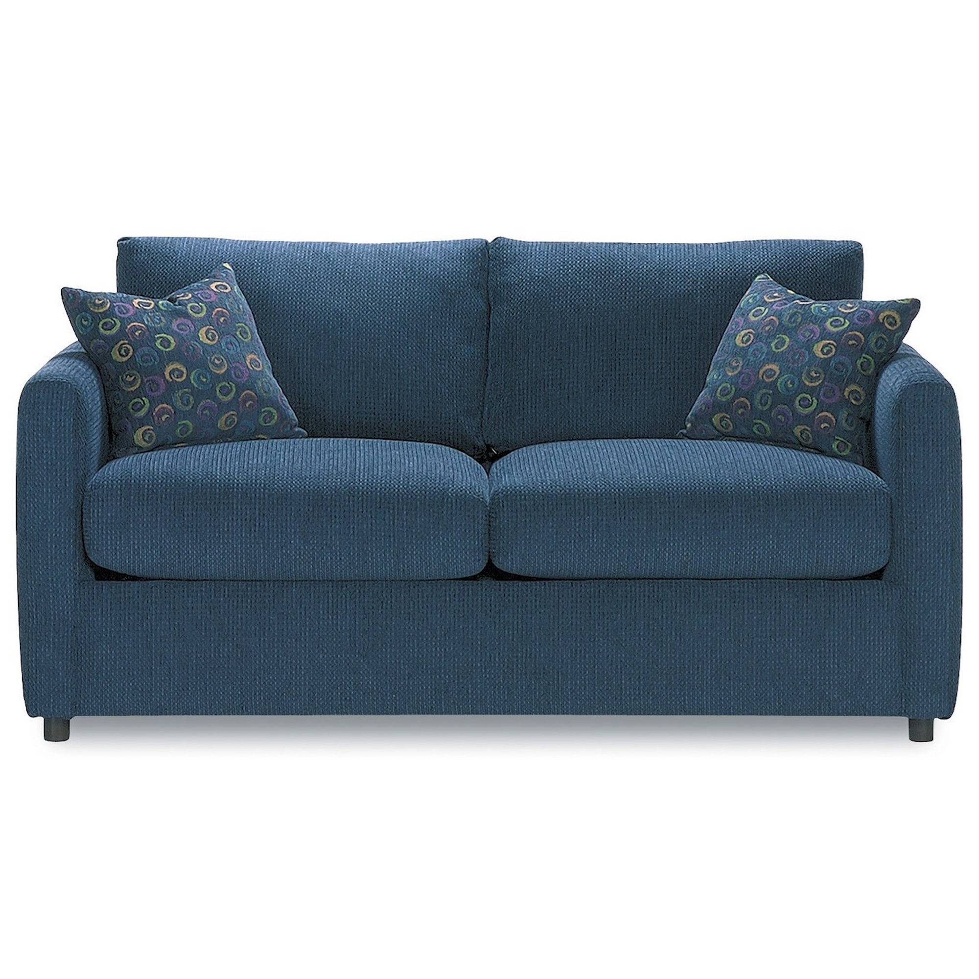 Rowe Stockdale 299579188 Contemporary Two Cushion Full Sleeper Sofa ...