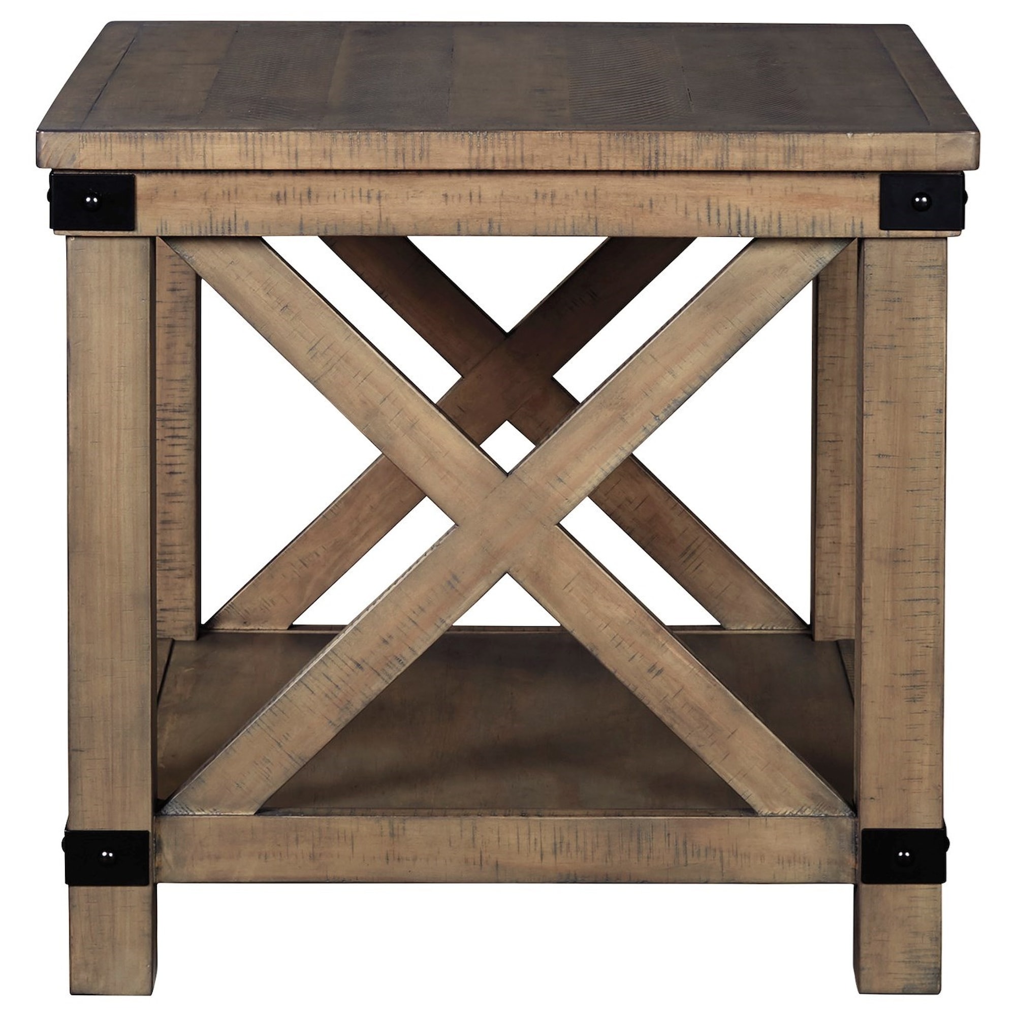 Ashley Signature Design Aldwin 1351972 Farmhouse Rectangular End Table ...