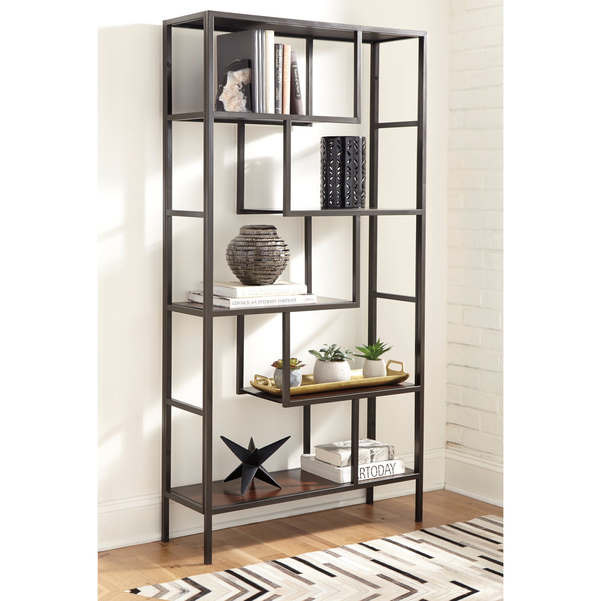 Signature Design by Ashley Frankwell A4000021 Bookcase | HomeWorld ...