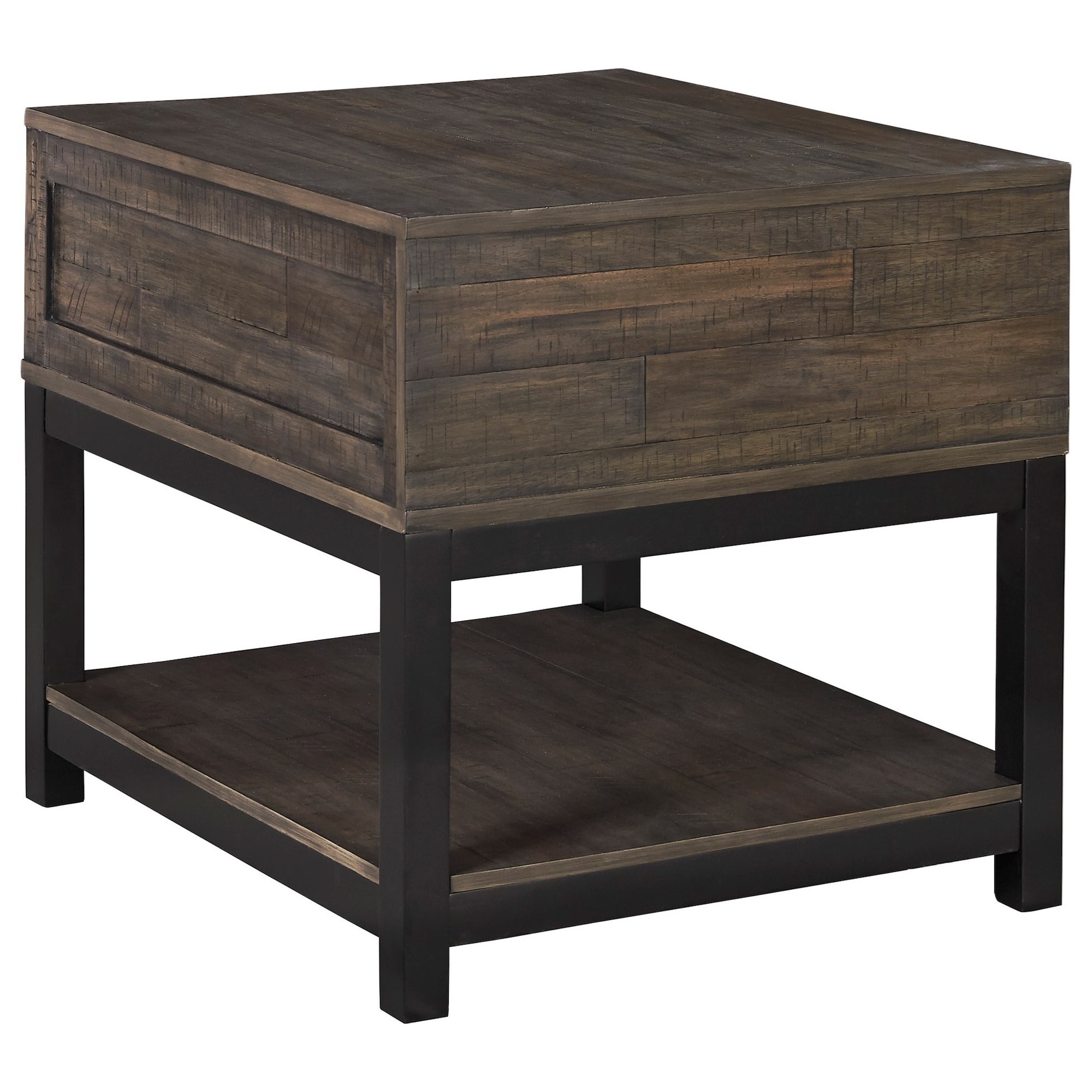 Signature Design by Ashley Johurst T444-3 Rustic Rectangular 1-Drawer ...