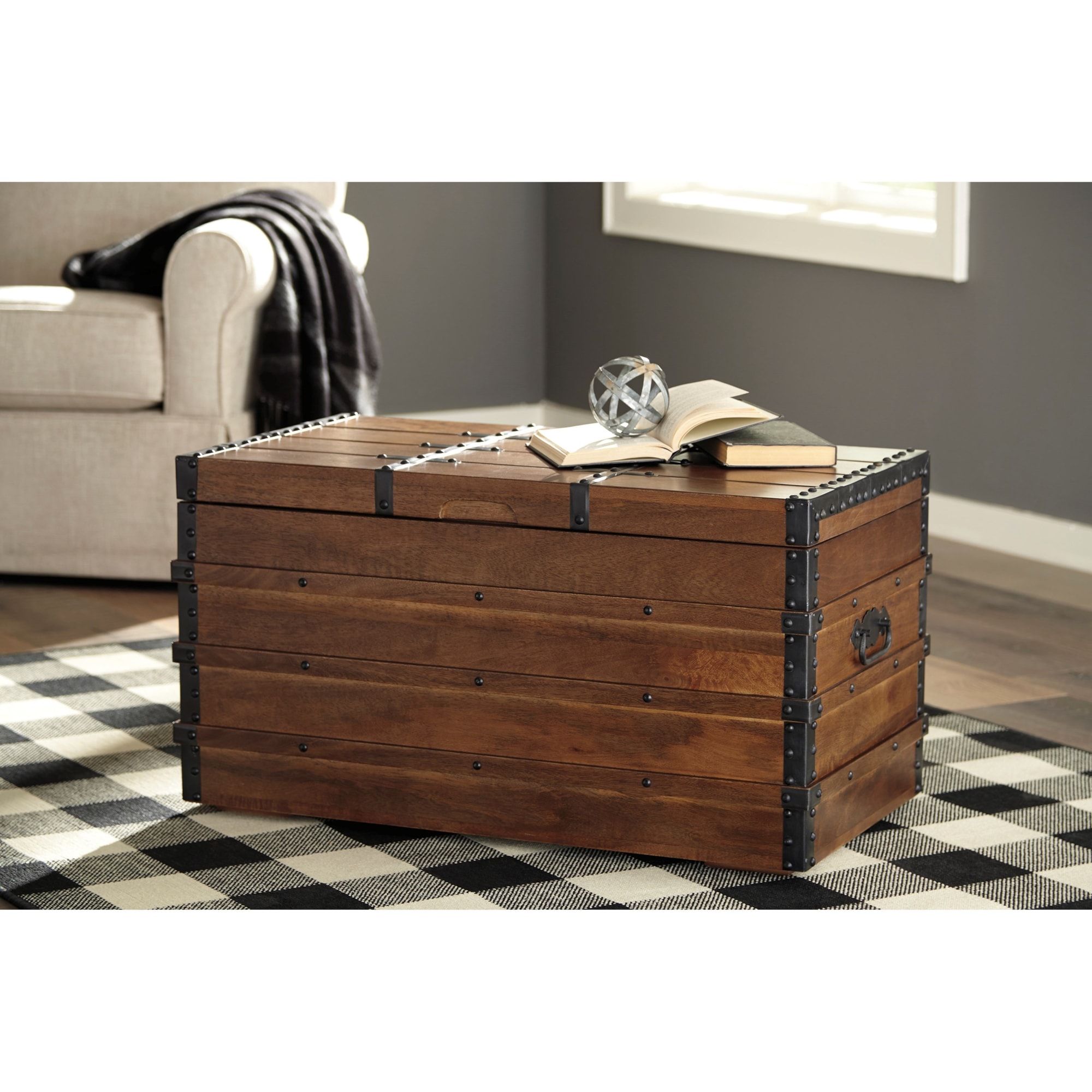 Signature Design by Ashley Kettleby A4000096 Storage Trunk | Standard ...