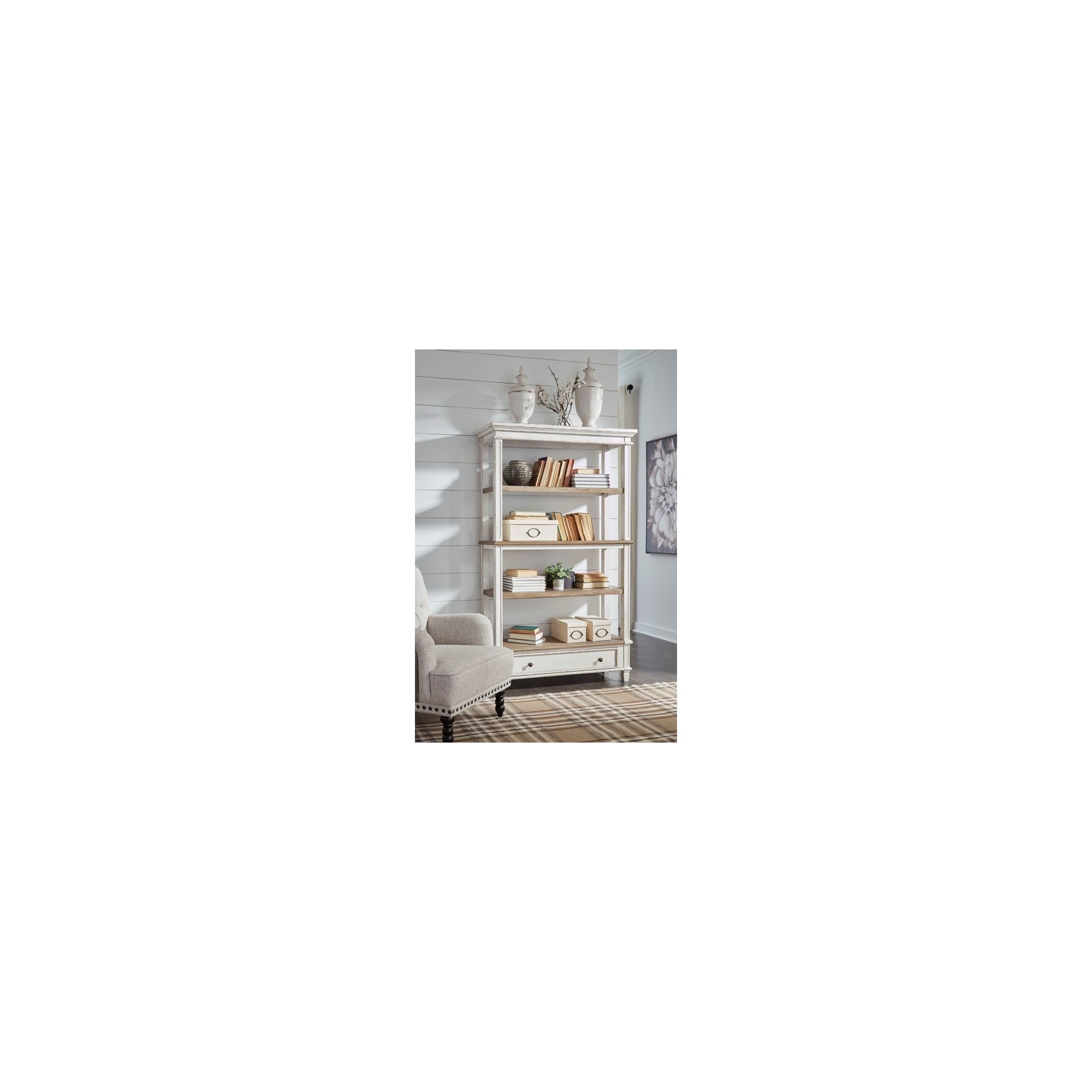Signature Design by Ashley Realyn H743-70 Open Shelf Bookcase with ...