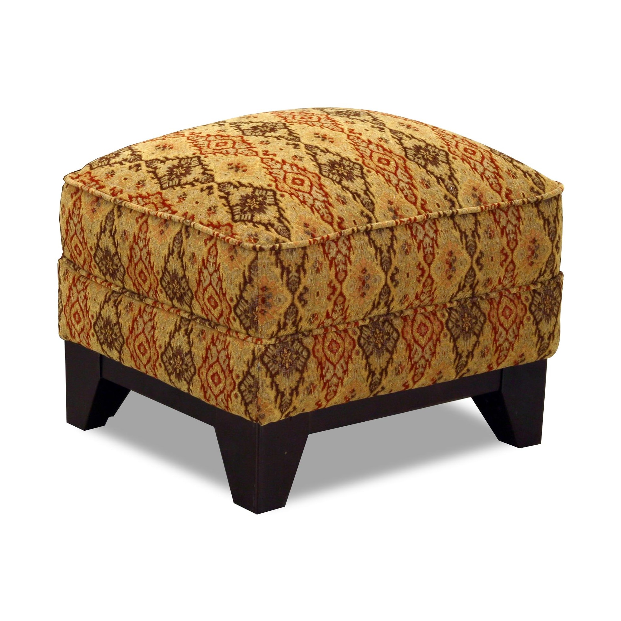 Simon Li 6973 6973-05 Fabric Upholstered Accent Ottoman | Howell ...