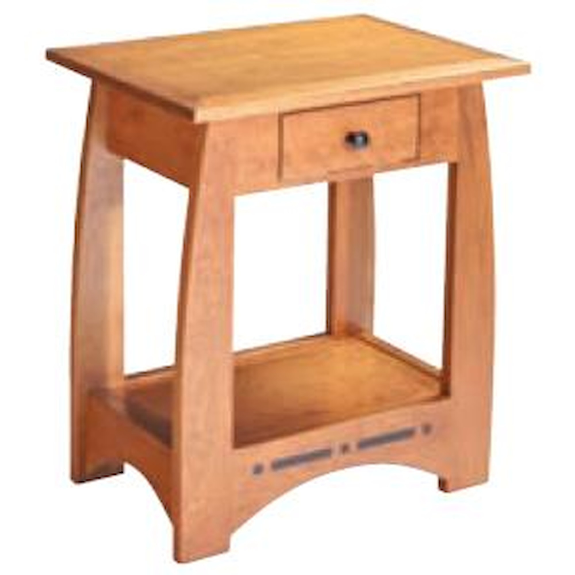 Aspen ECA140BT Bedside Table with Drawer | Reeds Furniture | Nightstands