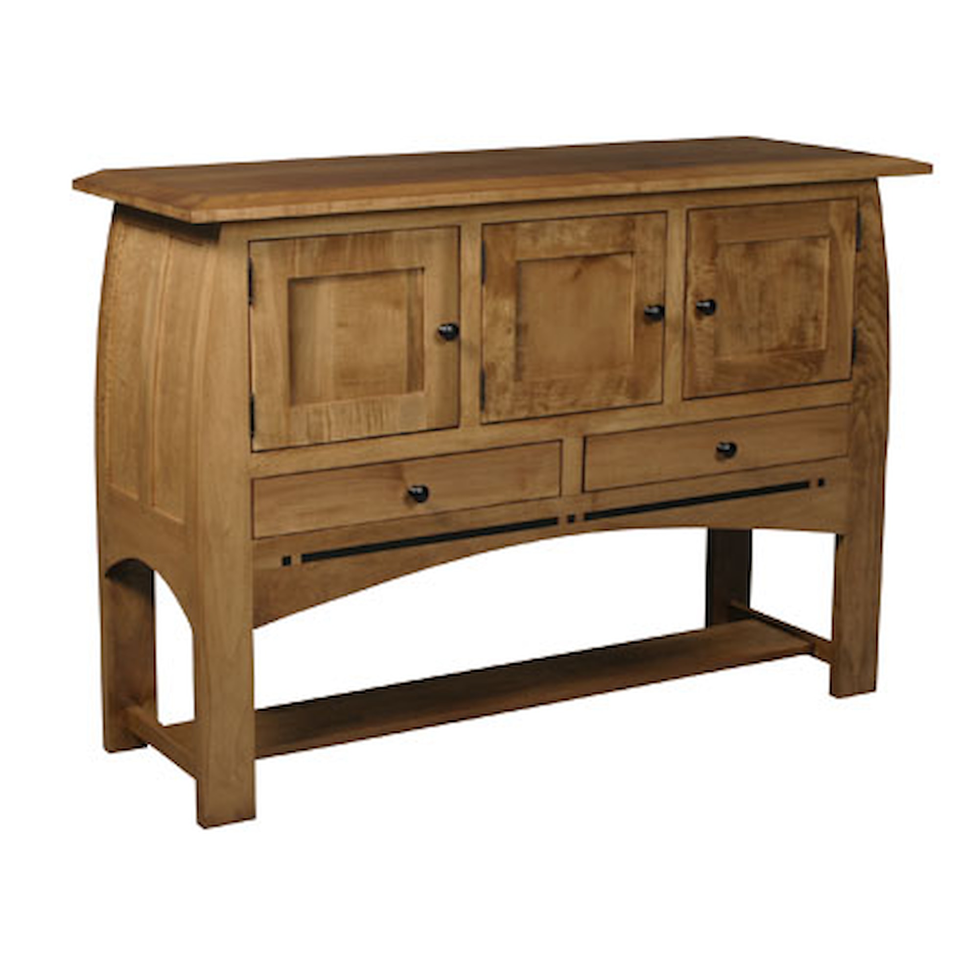 Simply Amish Aspen ECASBD 3-Door Sideboard | Mueller Furniture | Sideboards