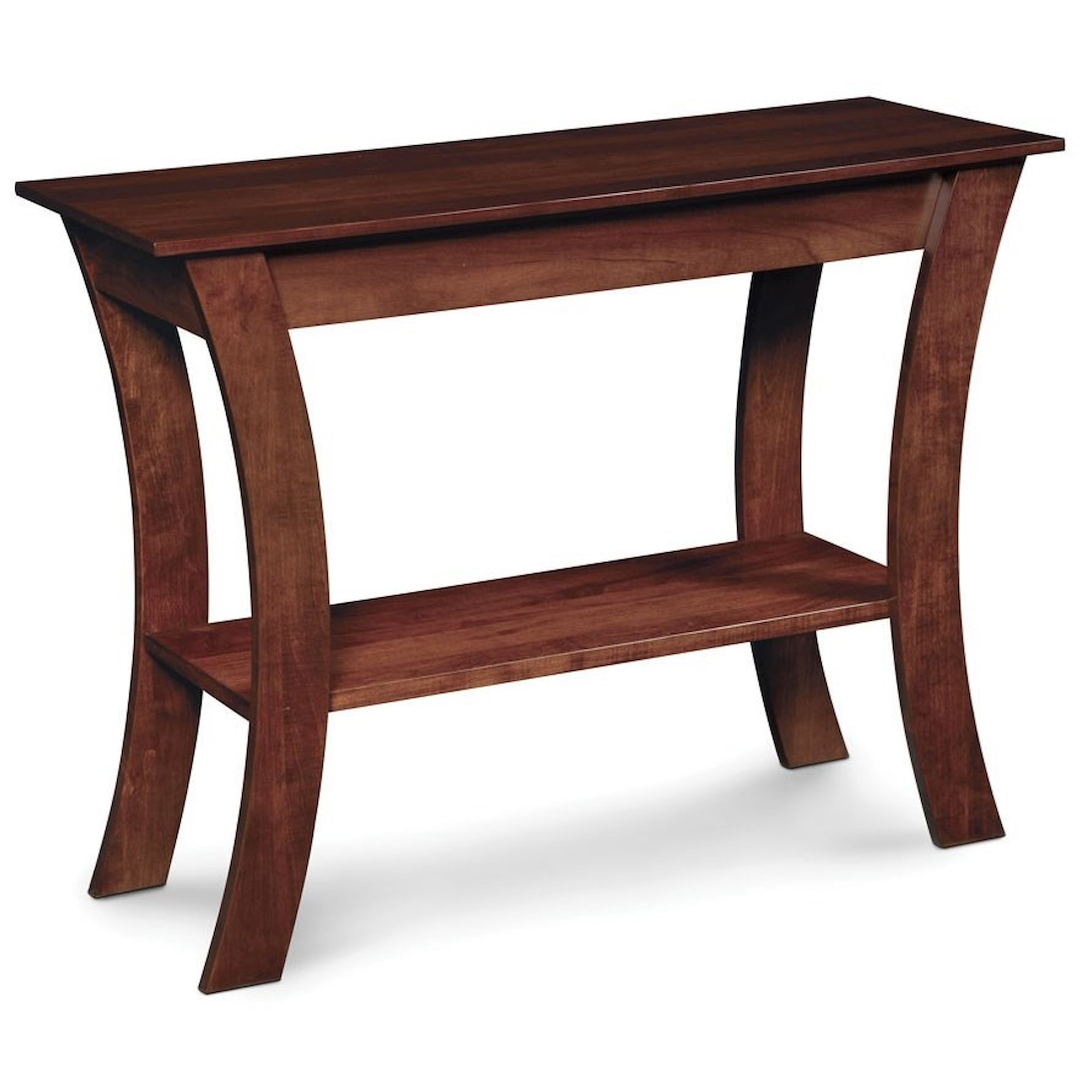 Simply Amish Express XC28-LWGST Grace Sofa Table in Bourbon Finish ...