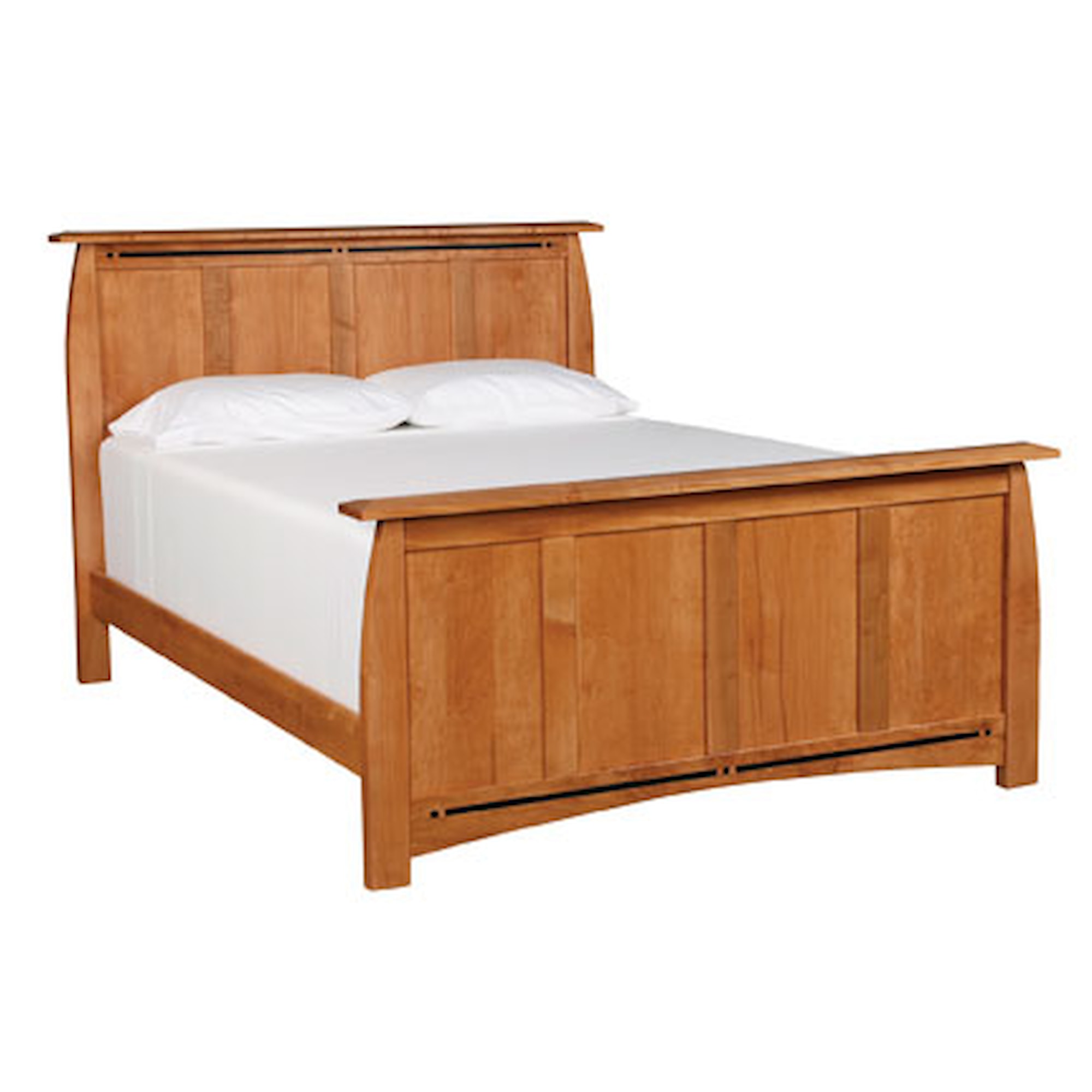 Simply Amish Aspen SBASP-05B3 Queen Panel Bed | Mueller Furniture ...