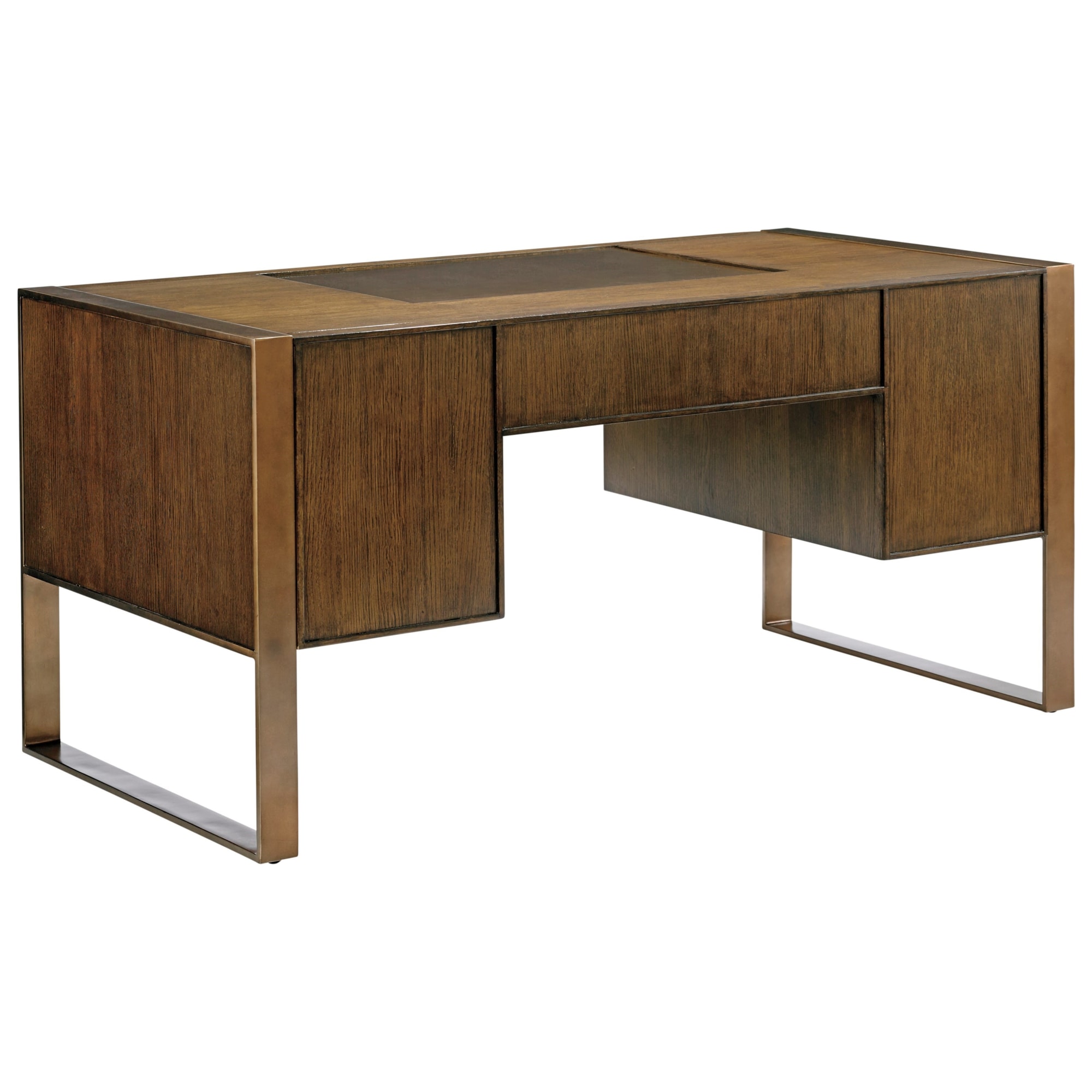 Sligh Cross Effect 190-411 Contemporary 7-Drawer Structure Desk with ...
