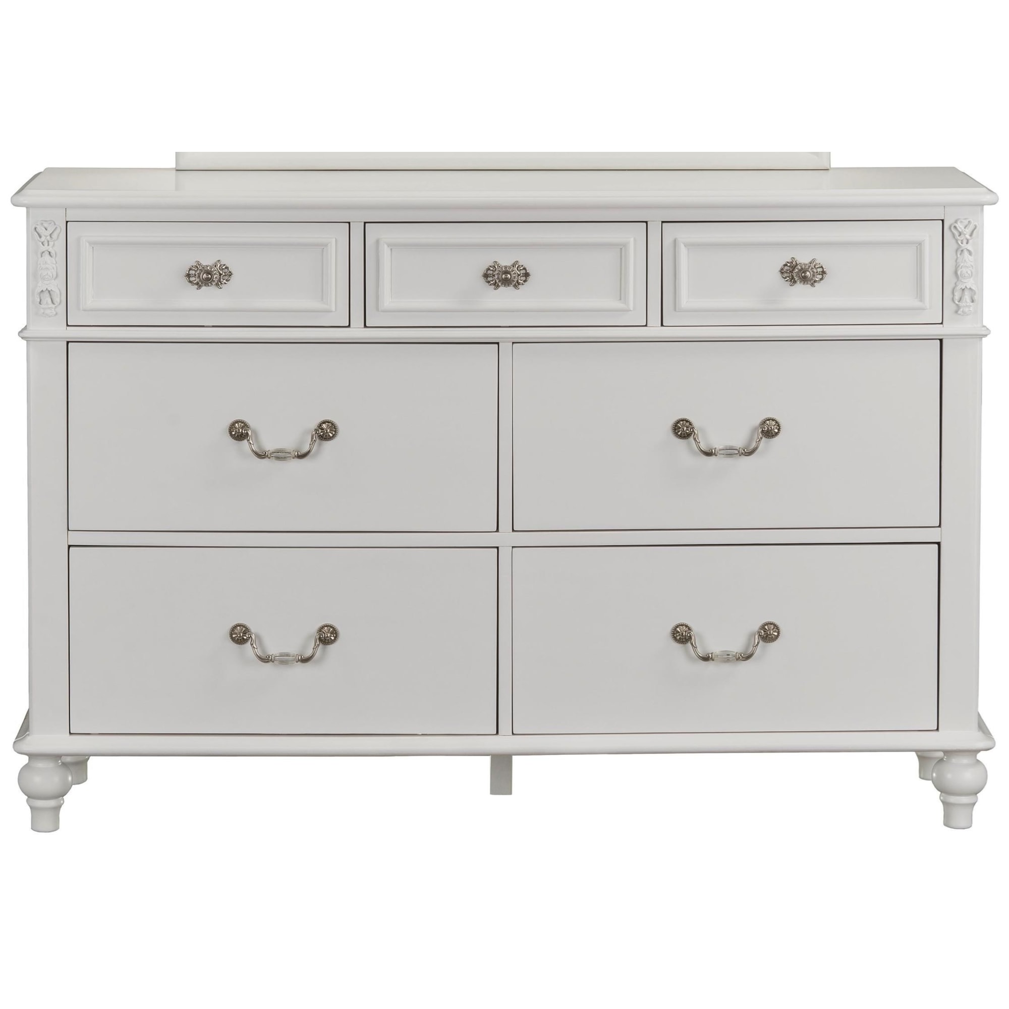 Standard Furniture Olivia 93859 Traditional 7 Drawer Dresser | Royal ...