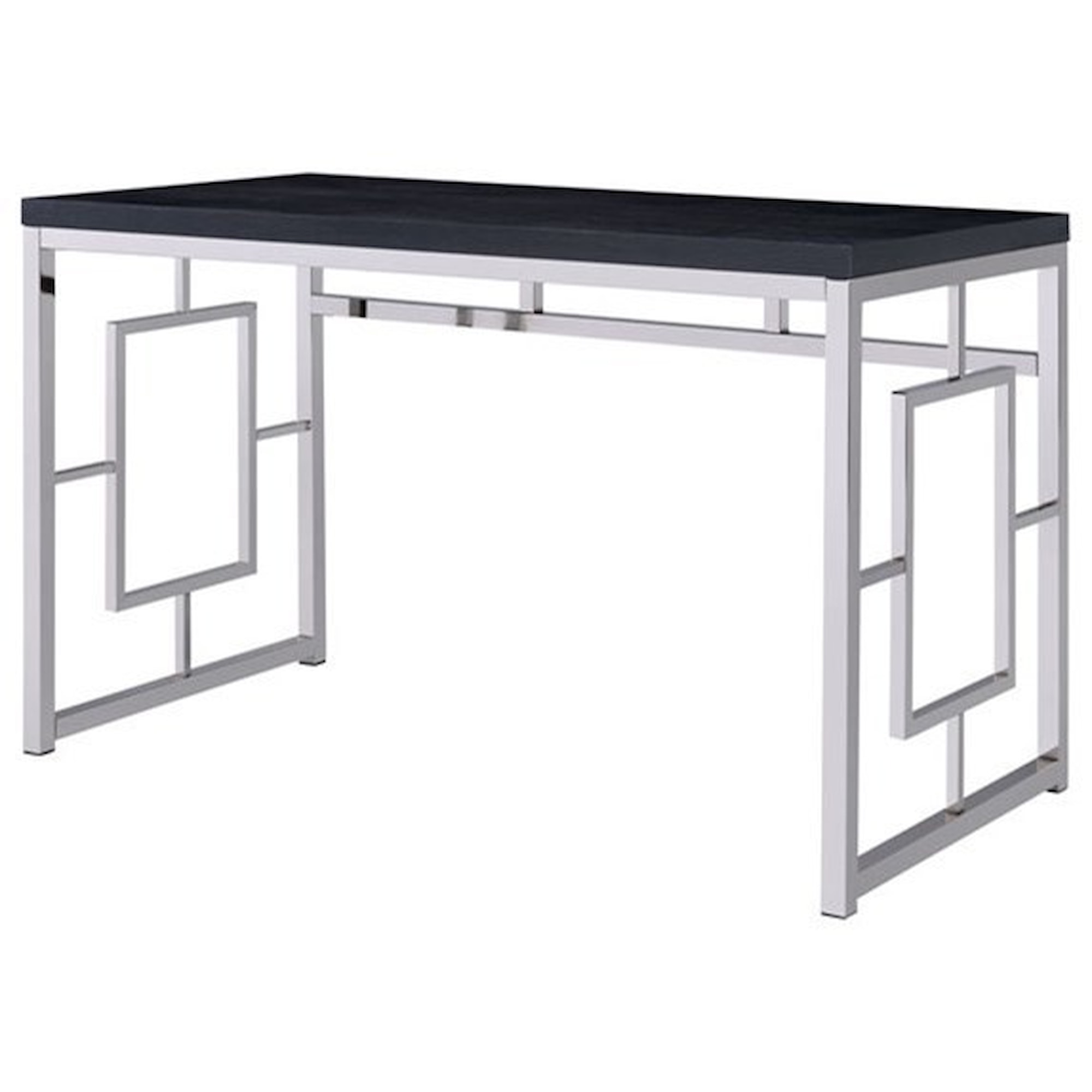 Steve Silver Alize AZ250DC Contemporary Desk with Chrome Base | A1 ...