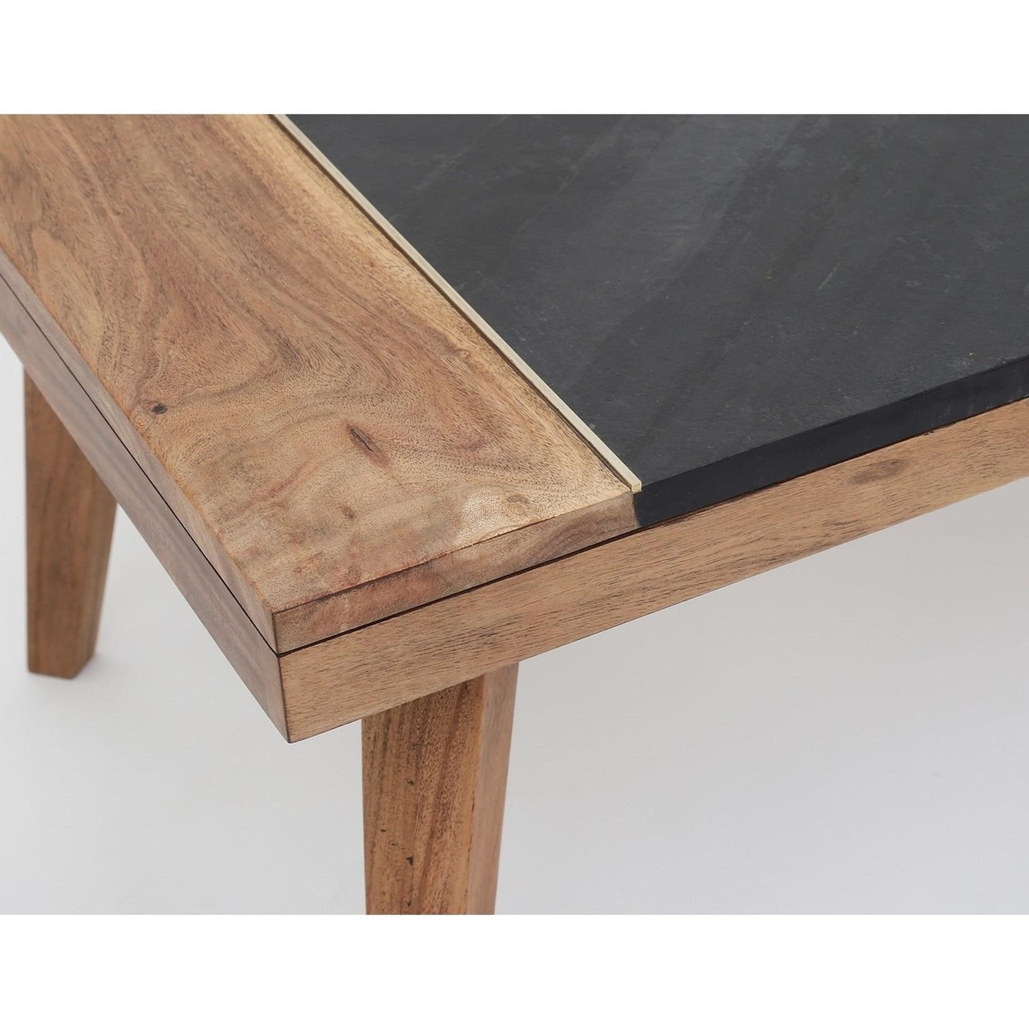 Steve Silver Caspian CP100E Mid-Century Modern Square End Table with ...