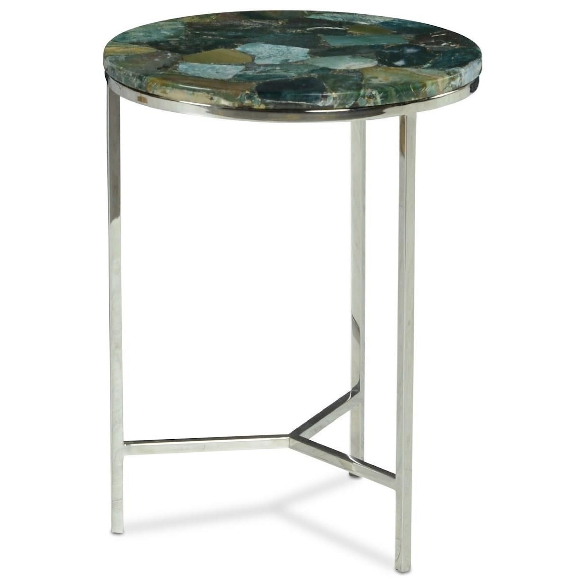 Steve Silver Foster FT140EC Contemporary Green Jasper Top Chairside ...