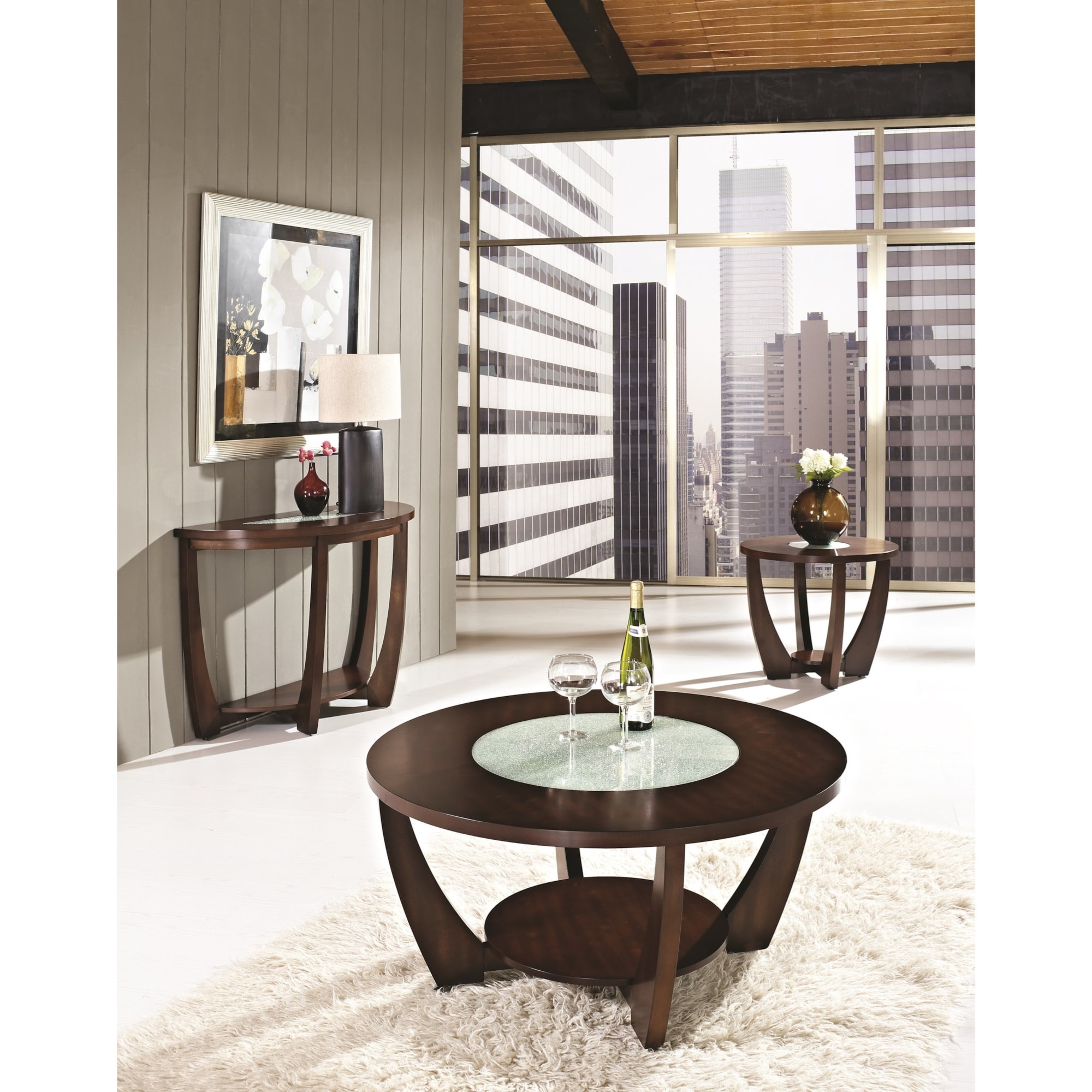 Steve Silver Rafael RF300C Cocktail Table with Casters | Furniture and ...