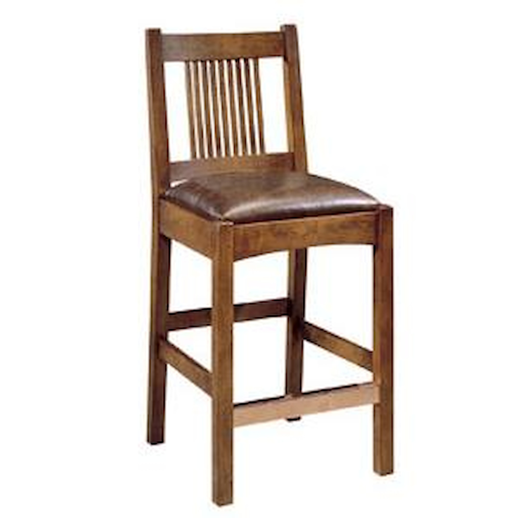 Stickley Oak Mission Classics 89-321-B Spindle Bar Stool | Belfort ...