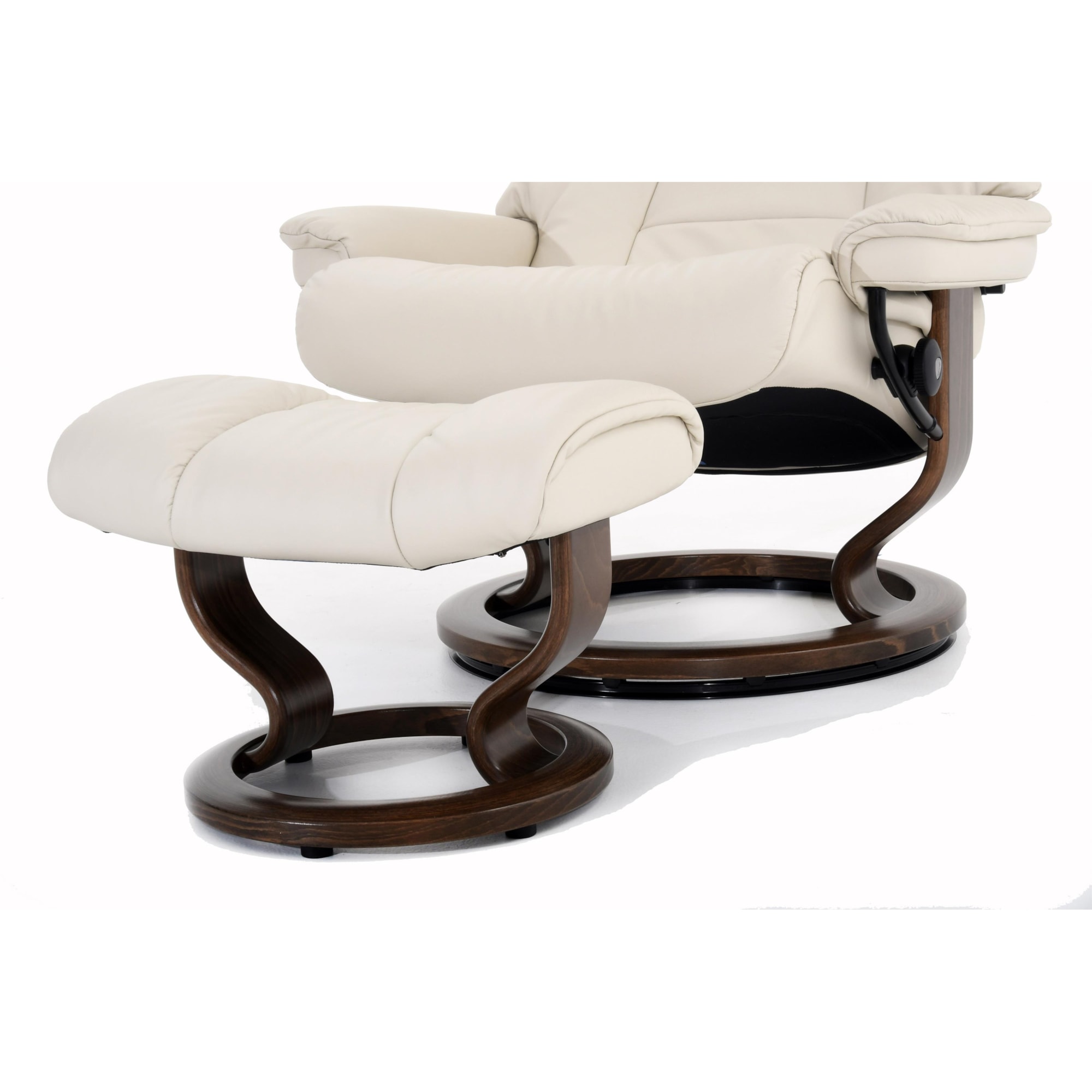 Stressless Stressless Ruby RUBY-LG-CL Large Classic Reclining Chair and ...