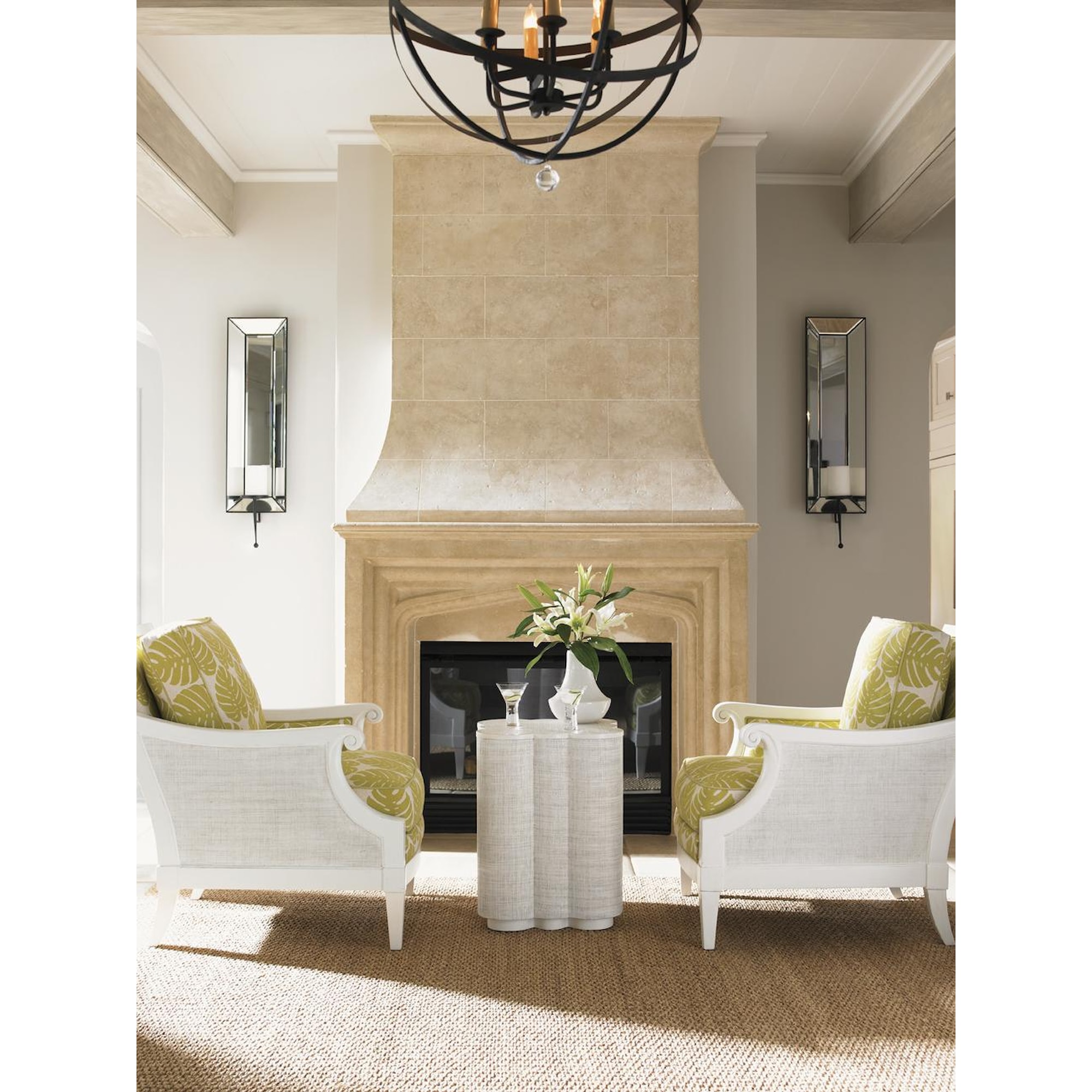 Tommy Bahama Home Ivory Key 543-954 Quatrefoil Shaped Spar Point ...