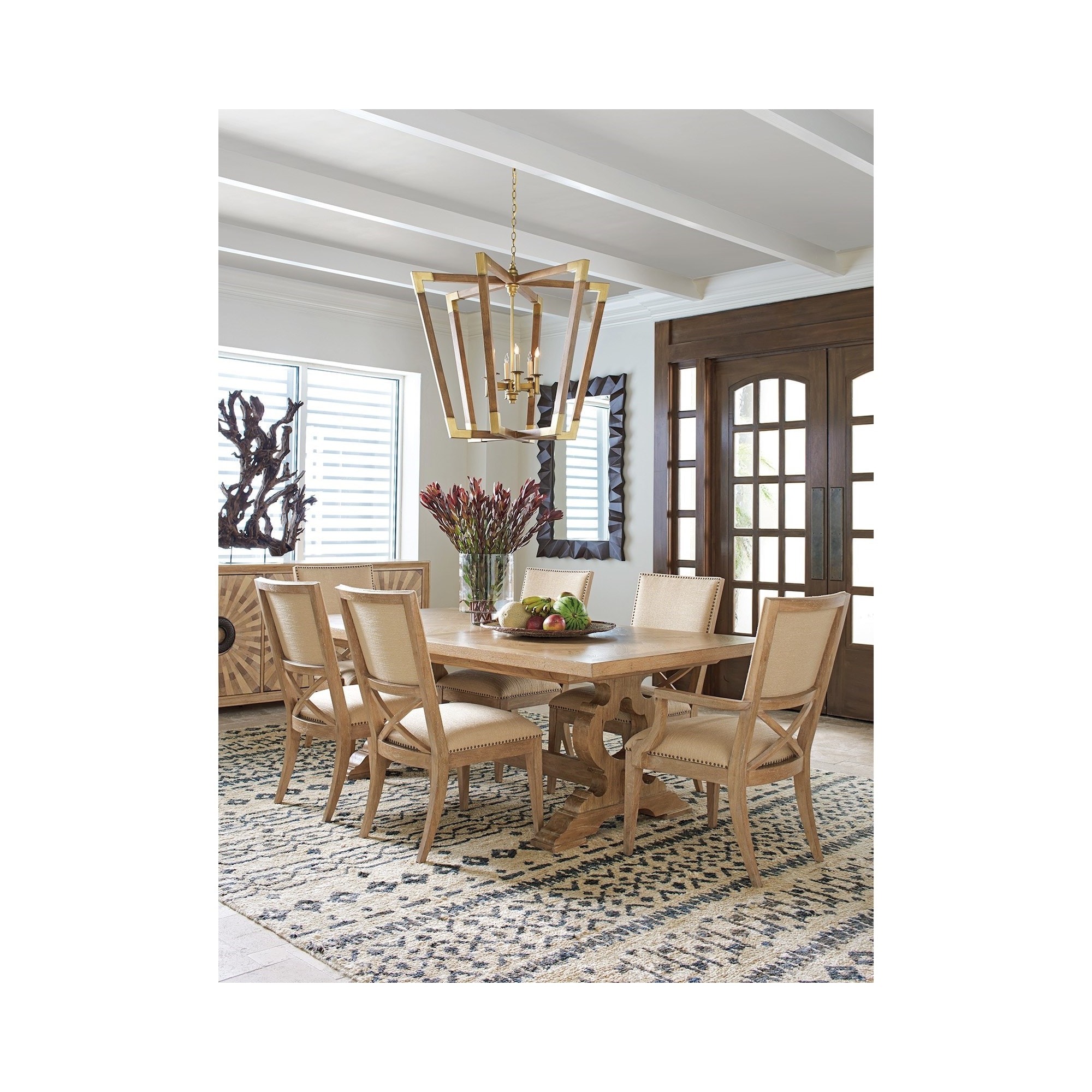 Tommy Bahama Home Los Altos 566-877C Farmington Rectangular Trestle ...
