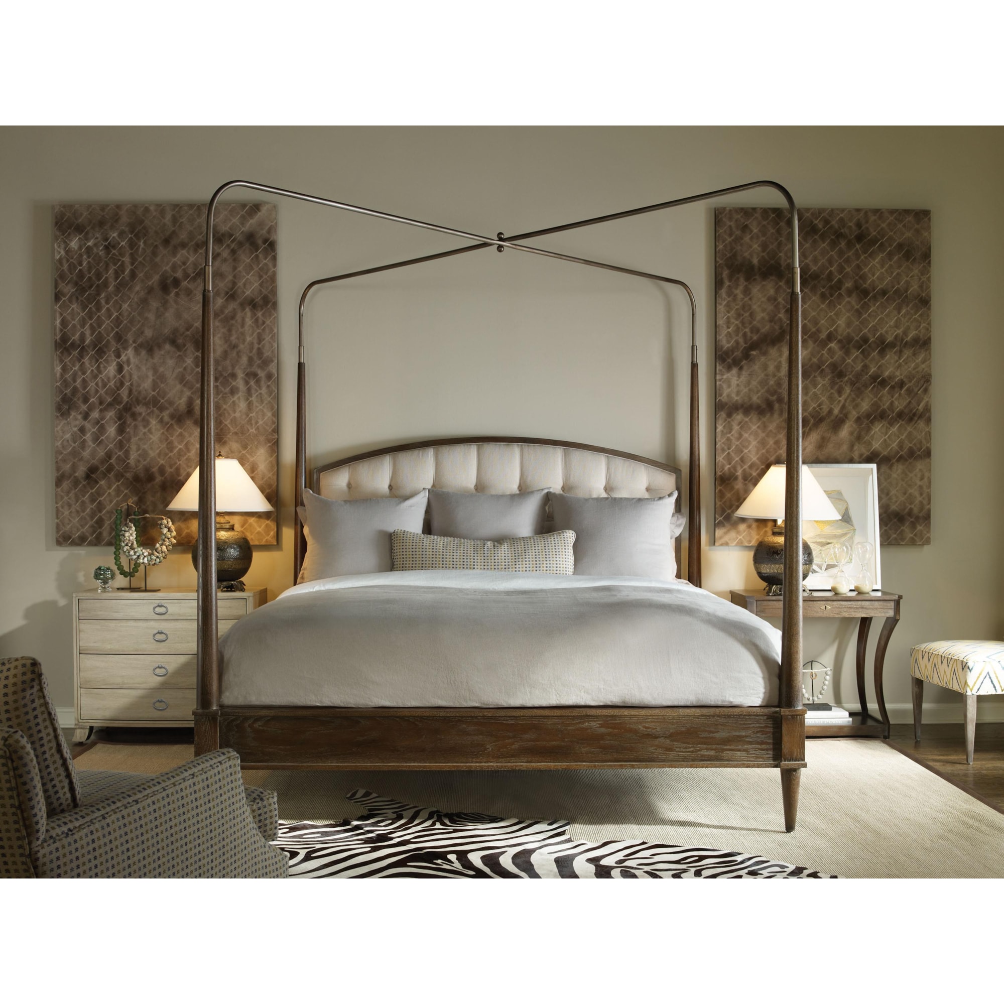 Vanguard Furniture Compendium V1741KHF King Anderkit Bed with Removable ...