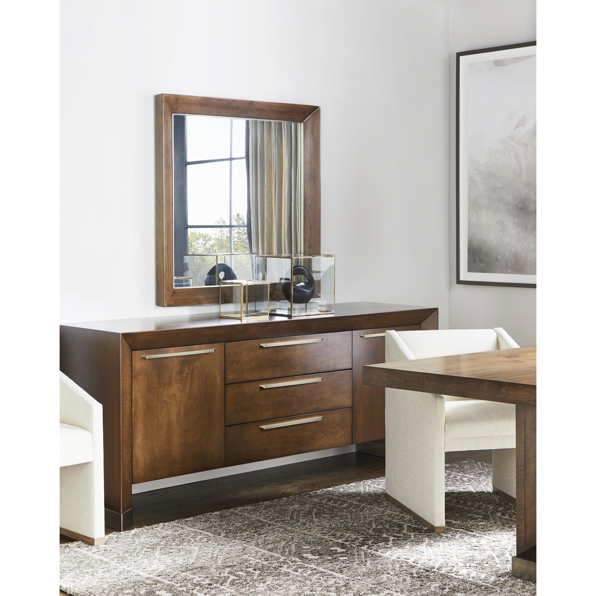 Vanguard Furniture Dune Dining P806T/B Dining Table with Leaves | Baer ...