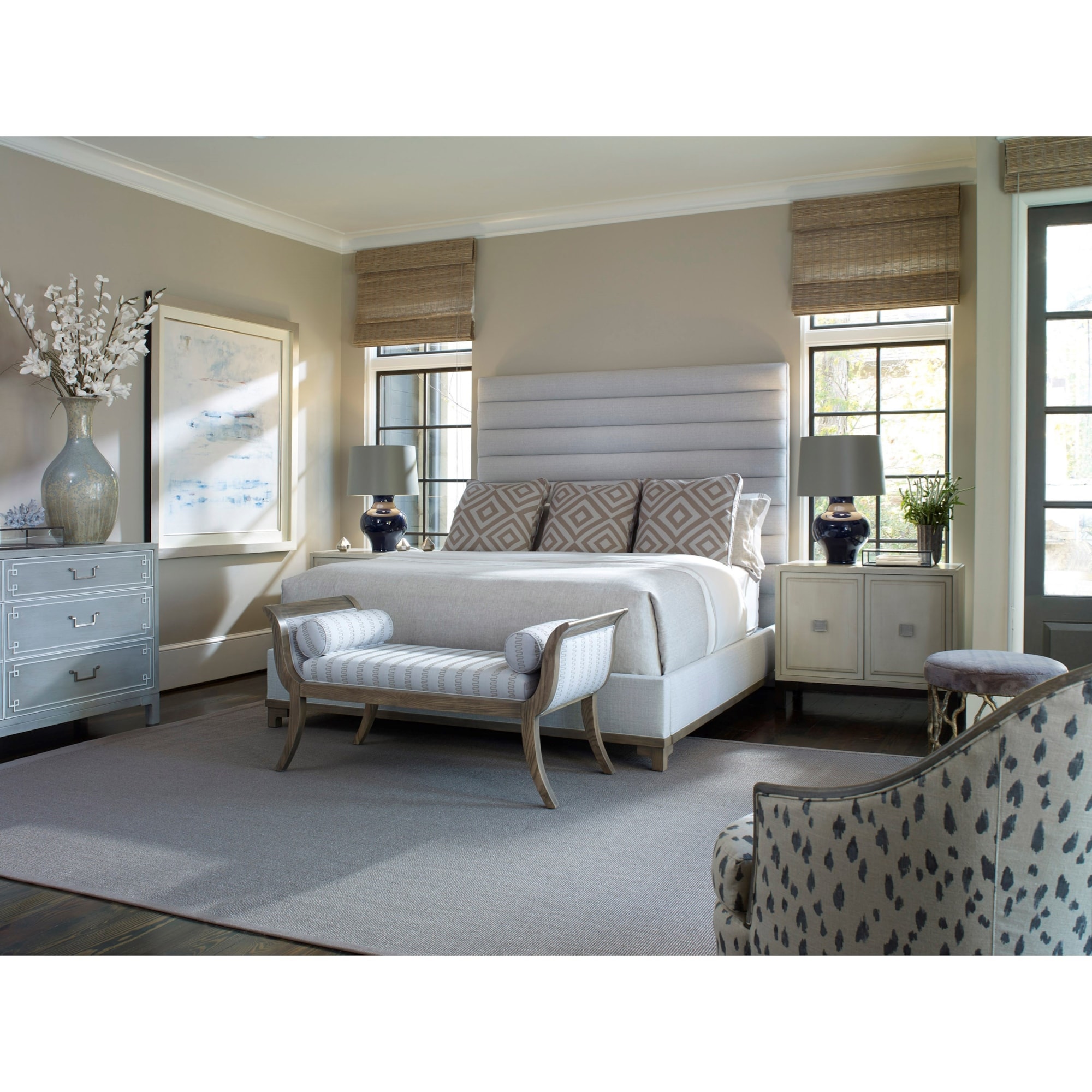 Vanguard Furniture Kelsey 592DK-PF Kelsey King Platform Bed with Chanel ...