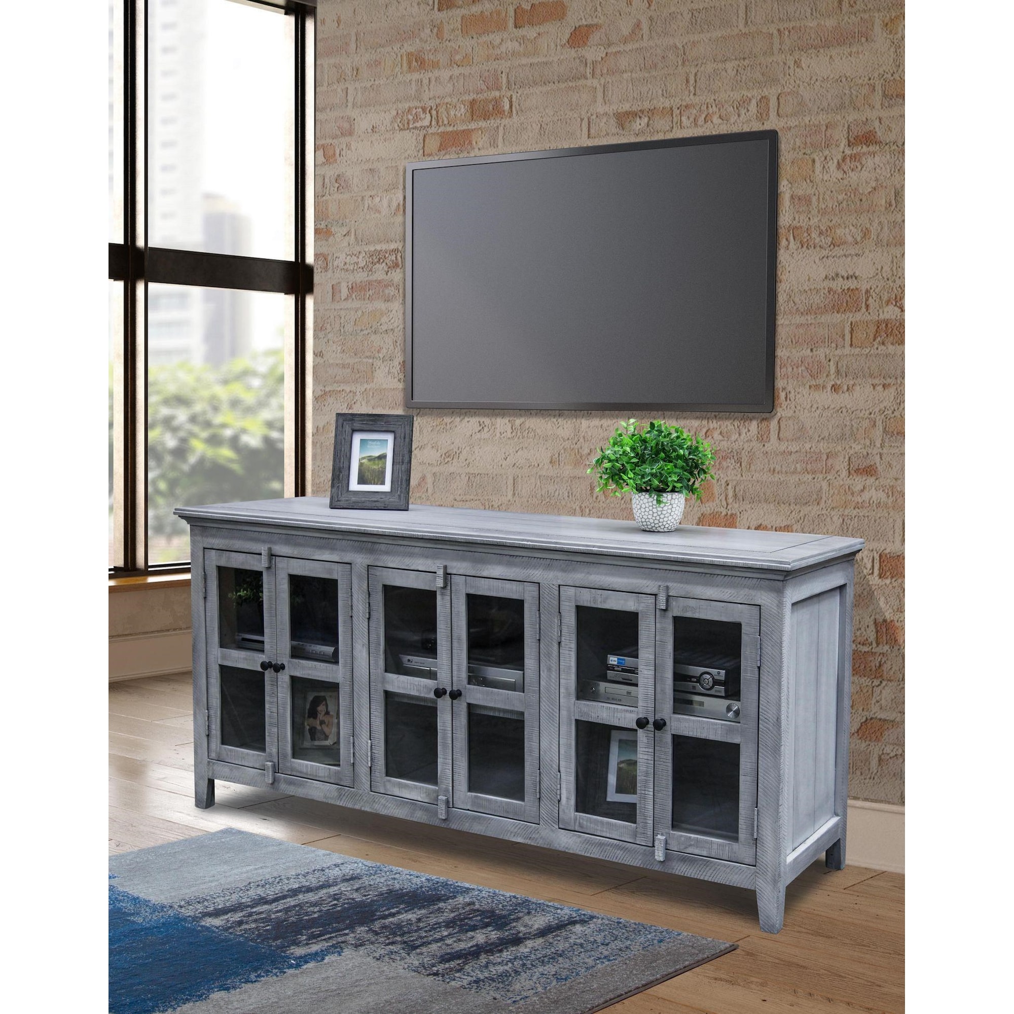 Vilo Home MYKONOS MH10102 Gray TV Stand | Del Sol Furniture | TV Stands