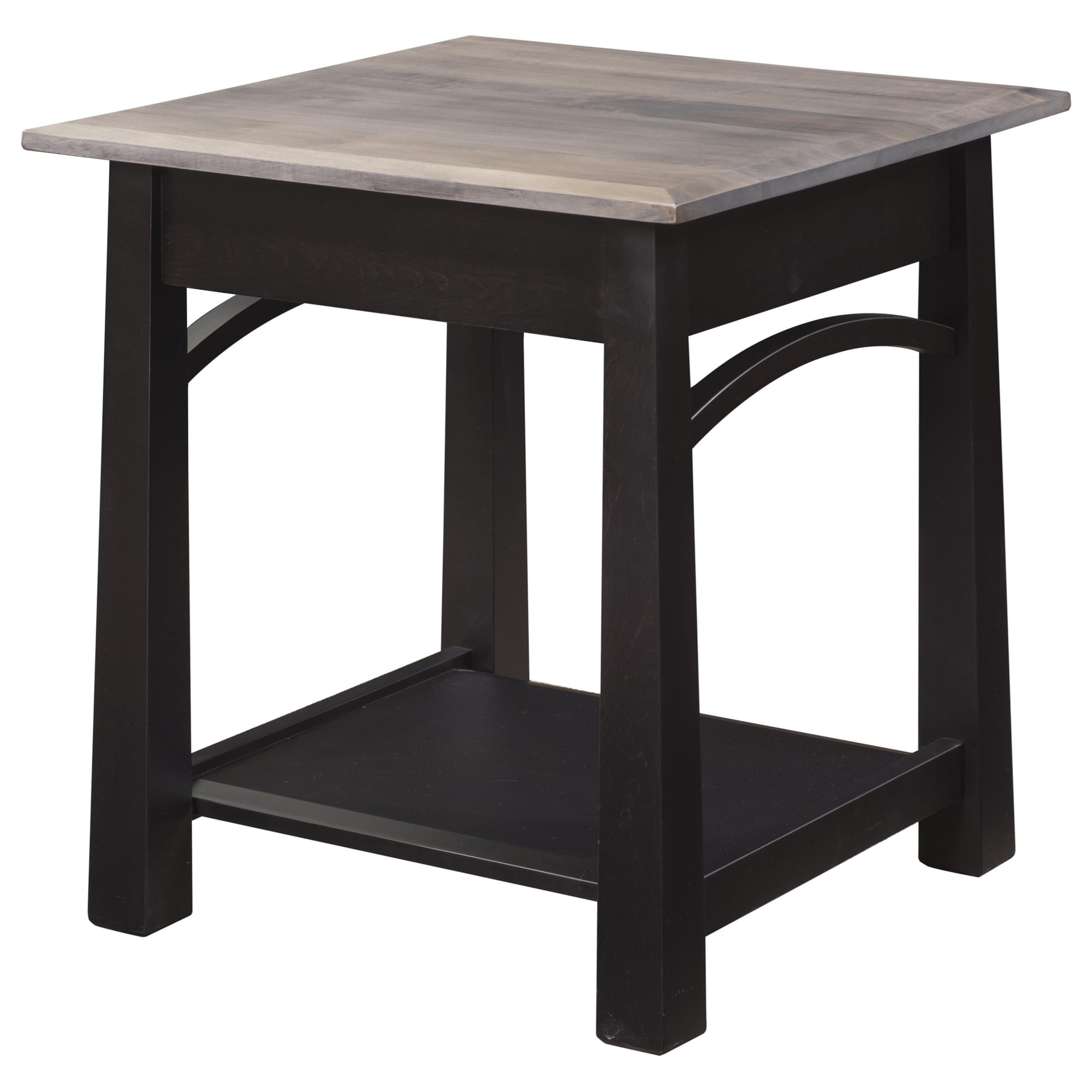 Wayside Custom Furniture Madison Bow WAY49-C End Table | Wayside ...