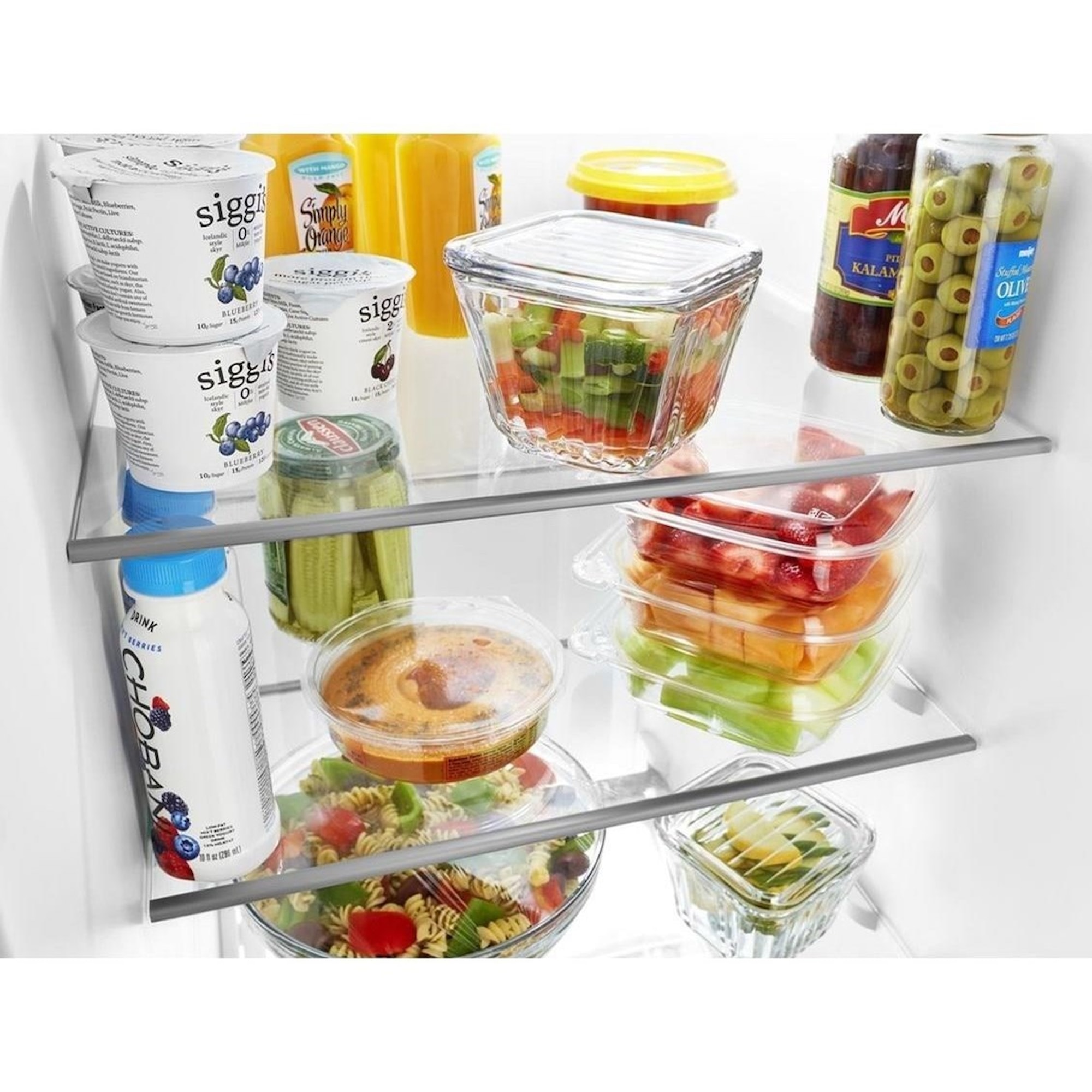 Whirlpool WRS321SDHZ Whirlpool 33-Inch Wide Side-By-Side Refrigerator ...