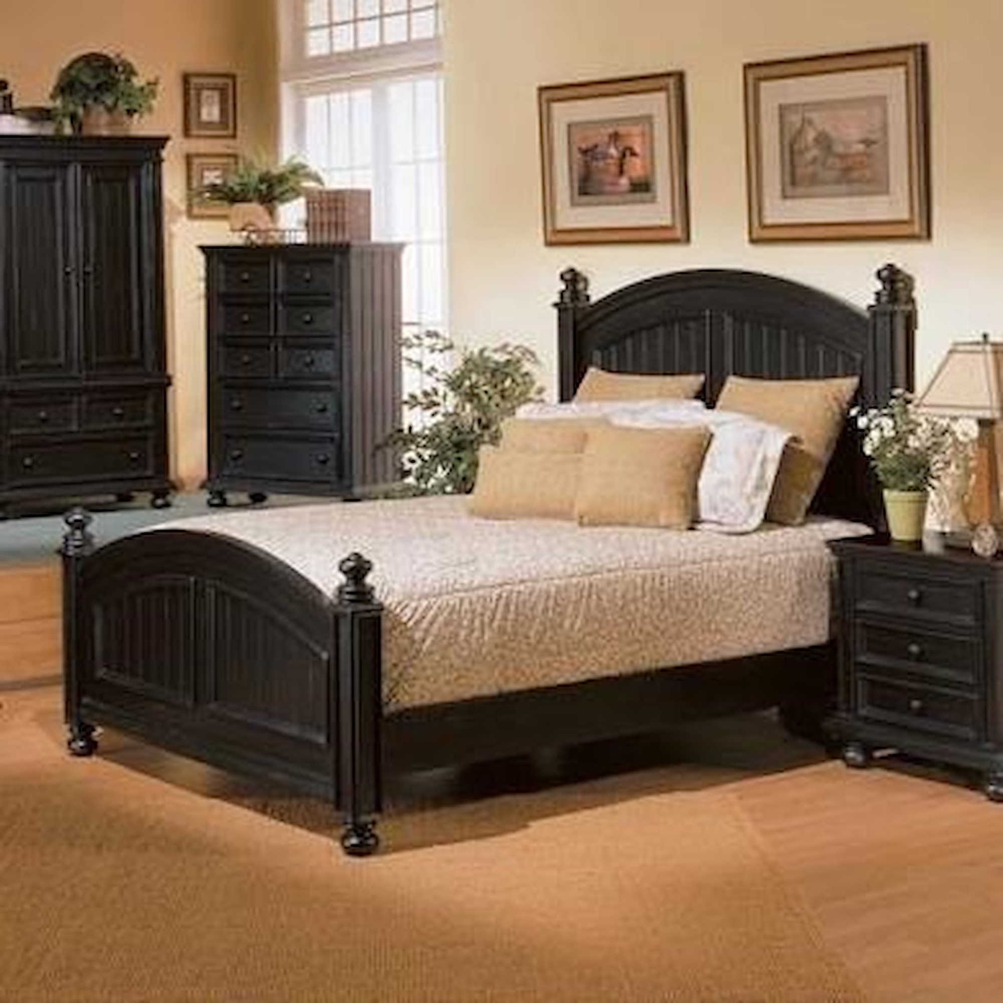 Winners Only Cape Cod BE1001CKN2 Transitional Panel California King Bed ...